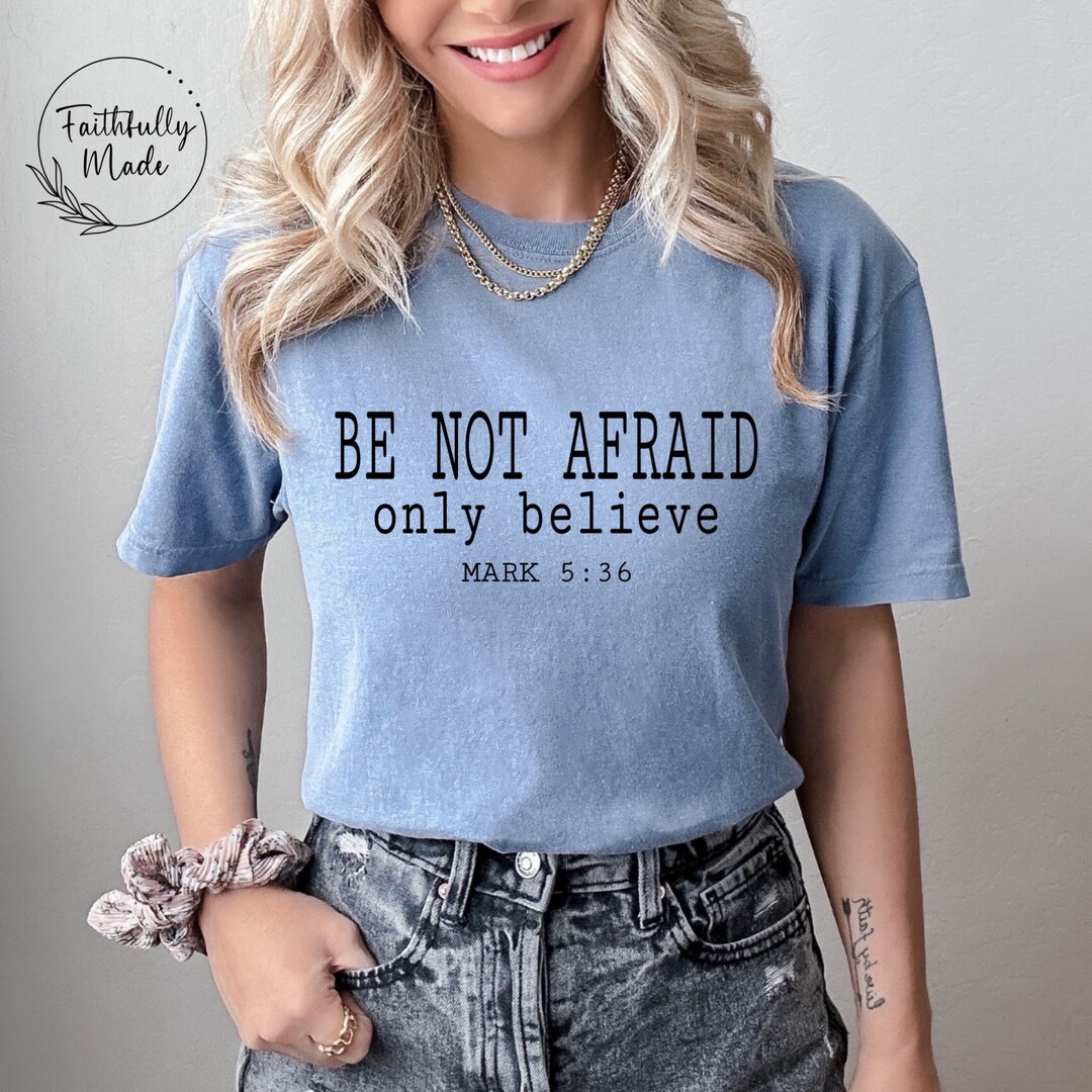 Be Not Afraid PNG - Etsy