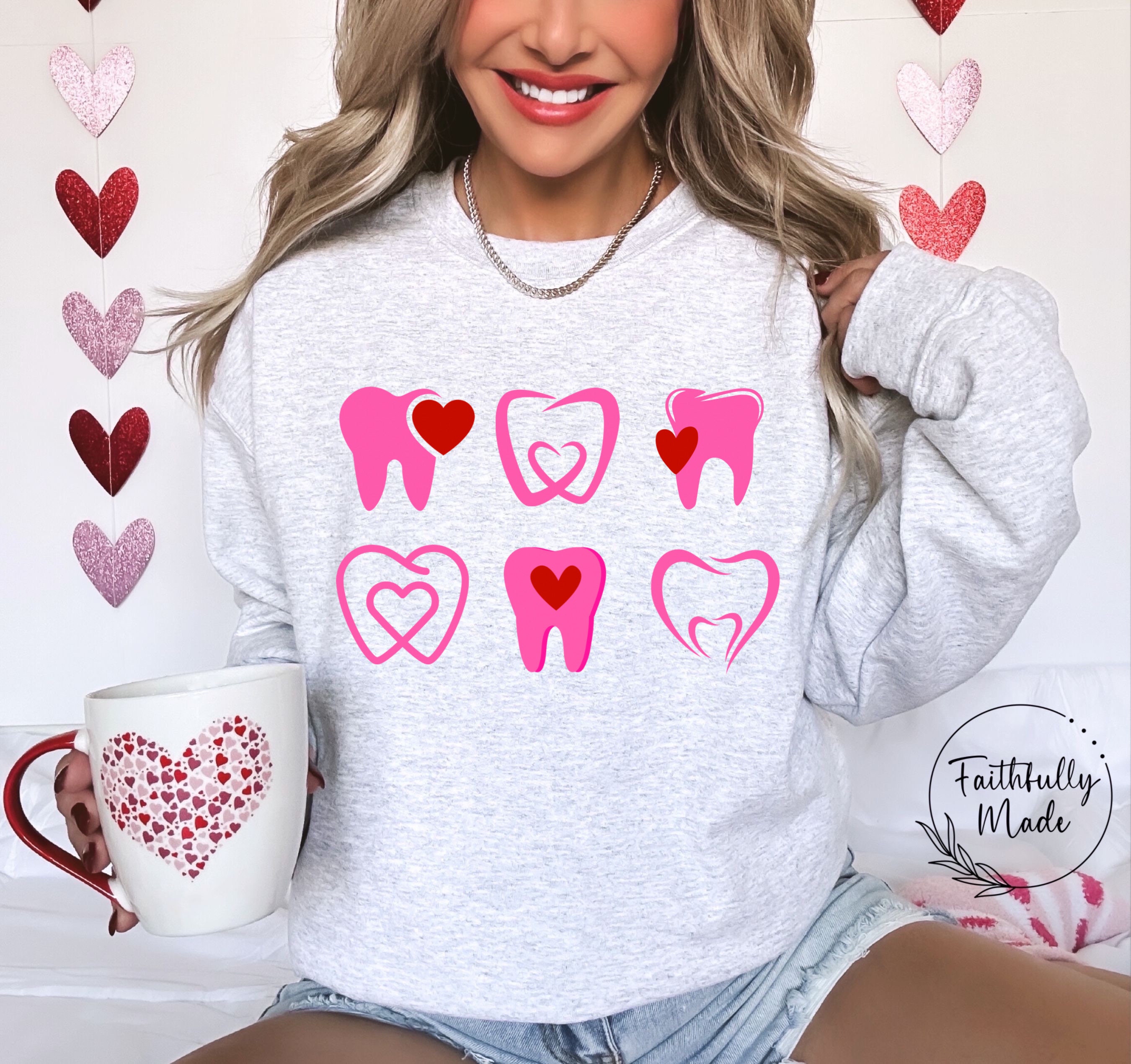 Dental Hearts PNG - Etsy