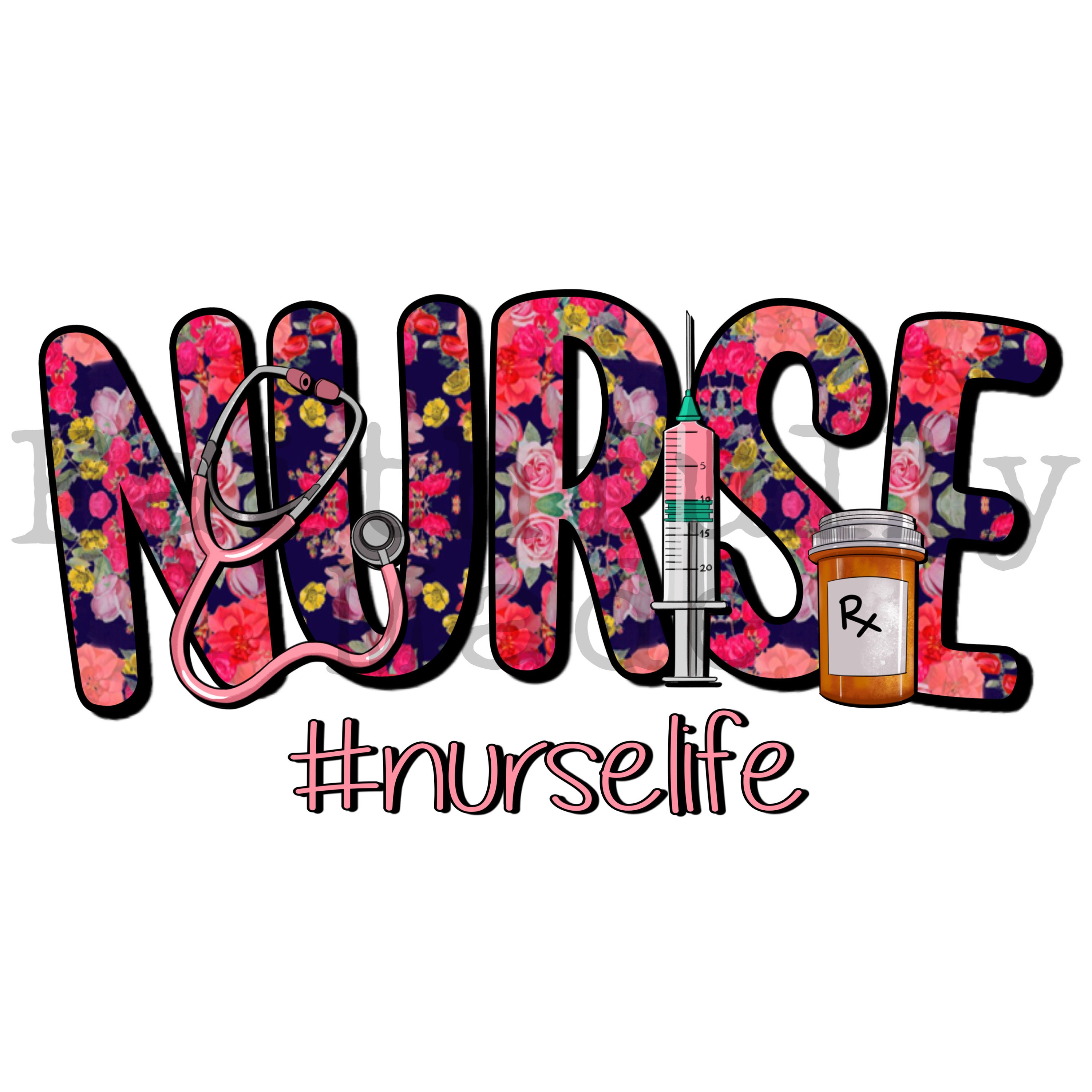 NURSE LIFE PNG - Etsy