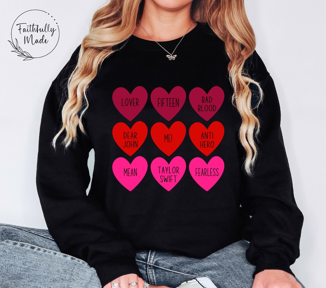 Taylor Valentine Hearts PNG (not a Cut File) - Etsy
