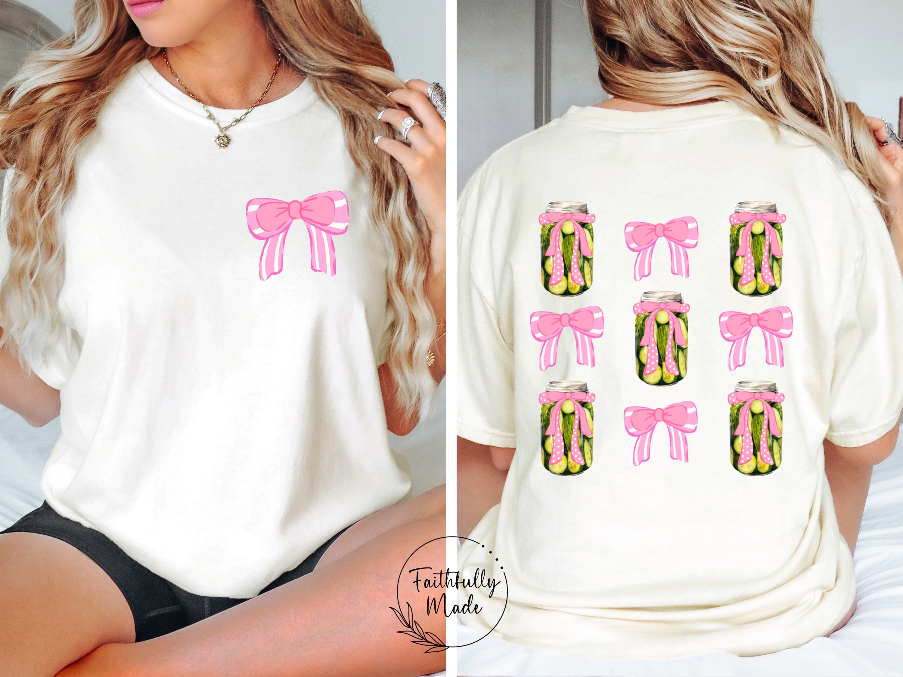 Pickle Bow PNG - Etsy