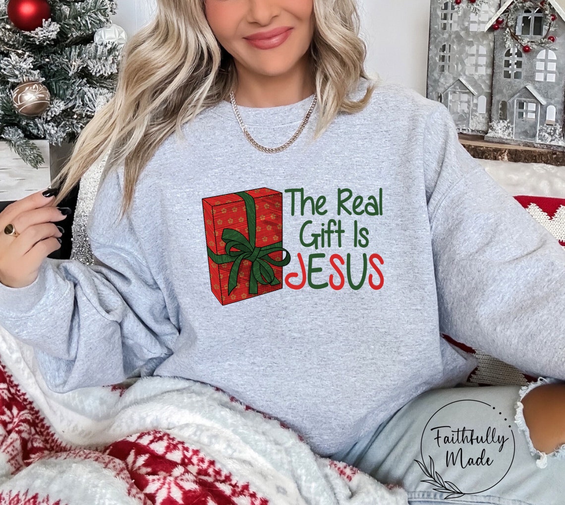 Real Gift is Jesus PNG - Etsy