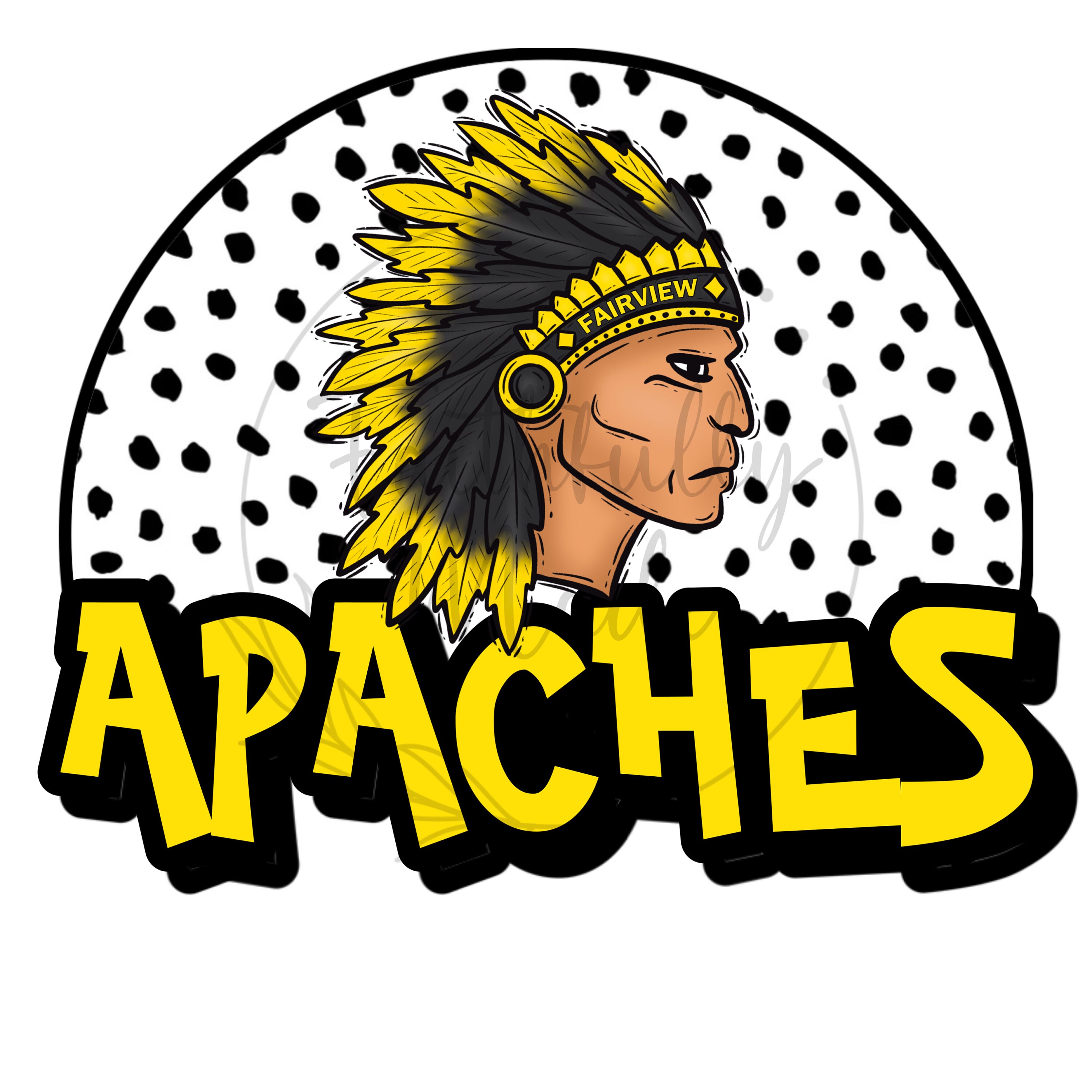 Apaches Fairview PNG not A Cut File - Etsy