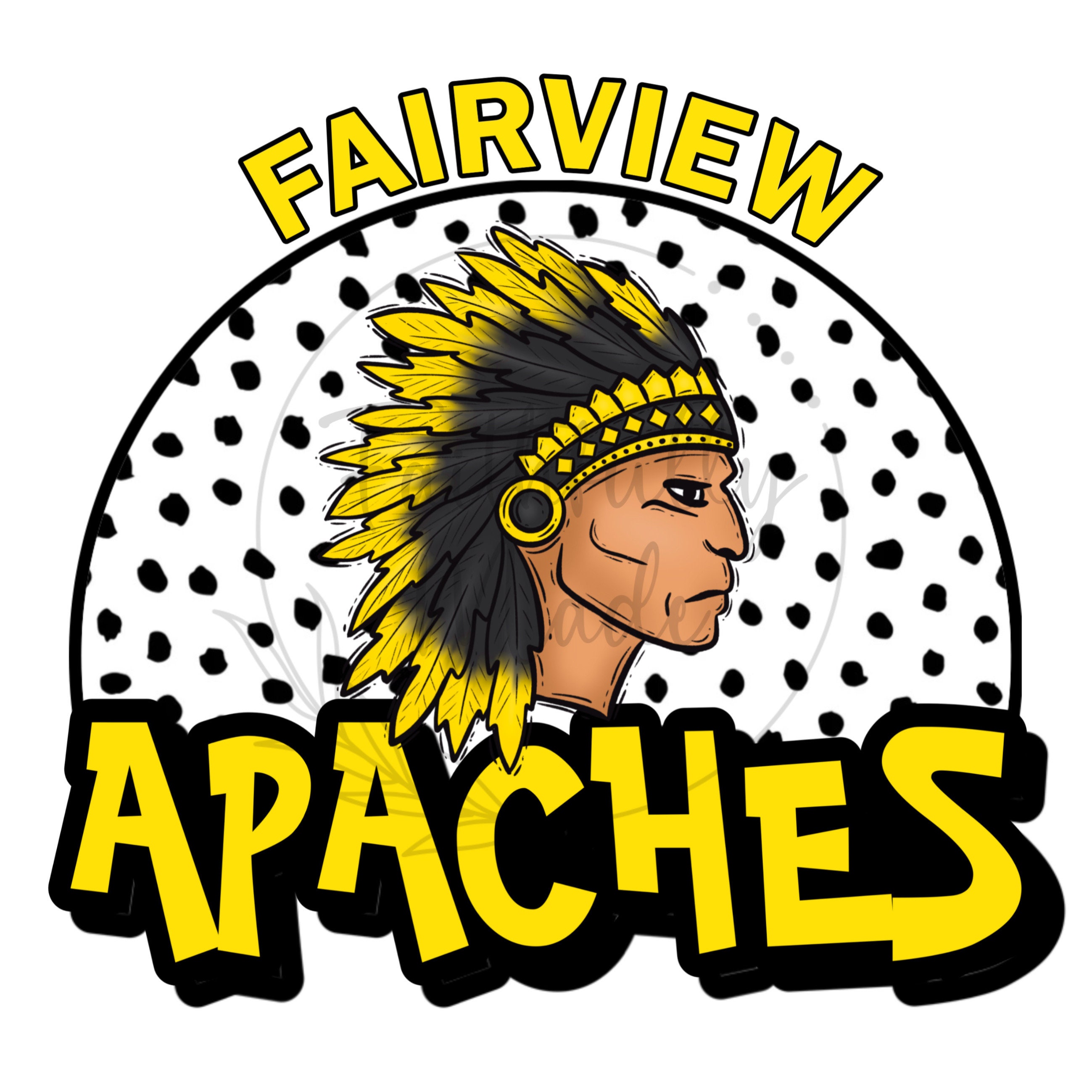 Apaches Fairview PNG not A Cut File - Etsy