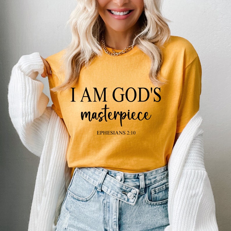 I Am Gods Masterpiece PNG - Etsy