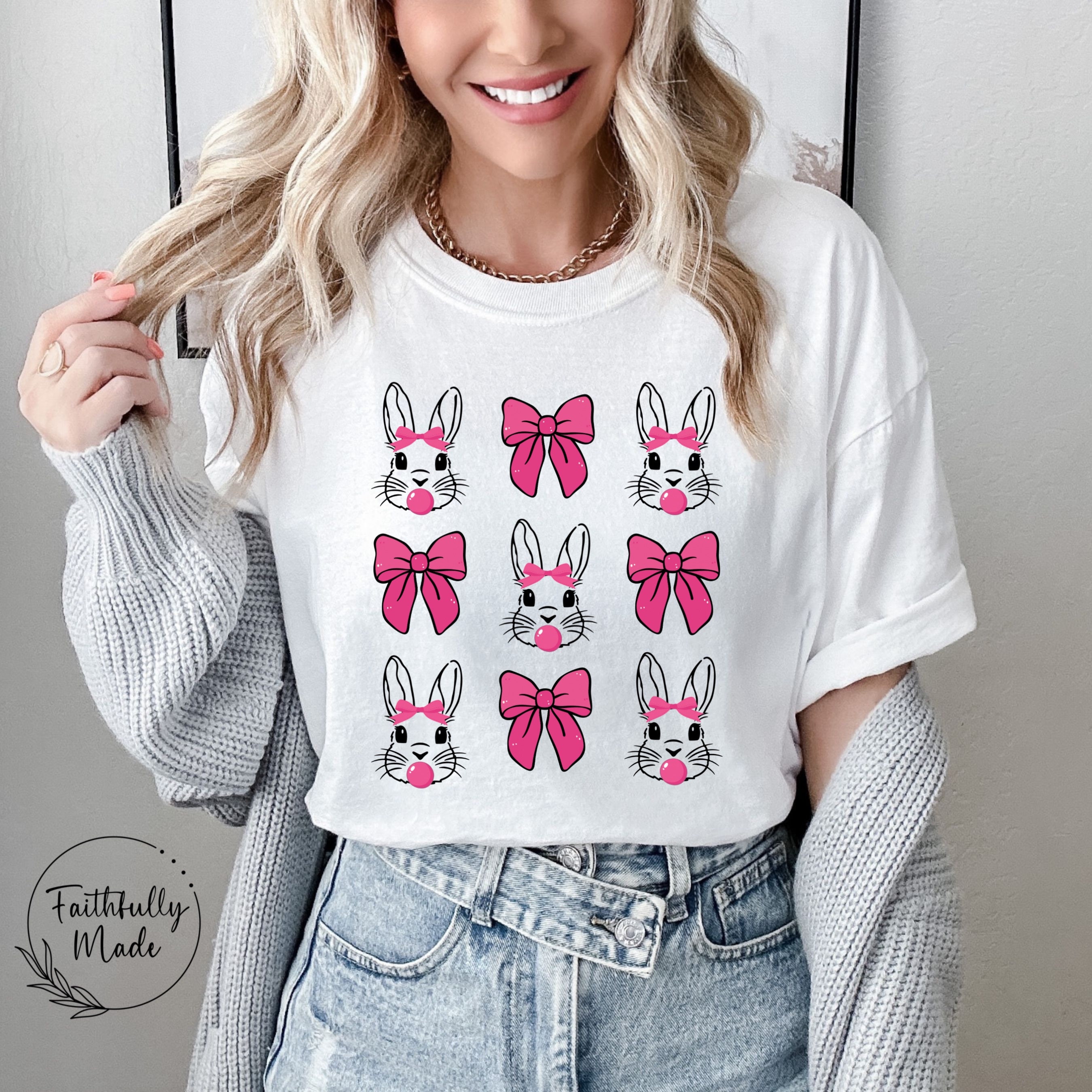 Bunny Ribbon PNG - Etsy