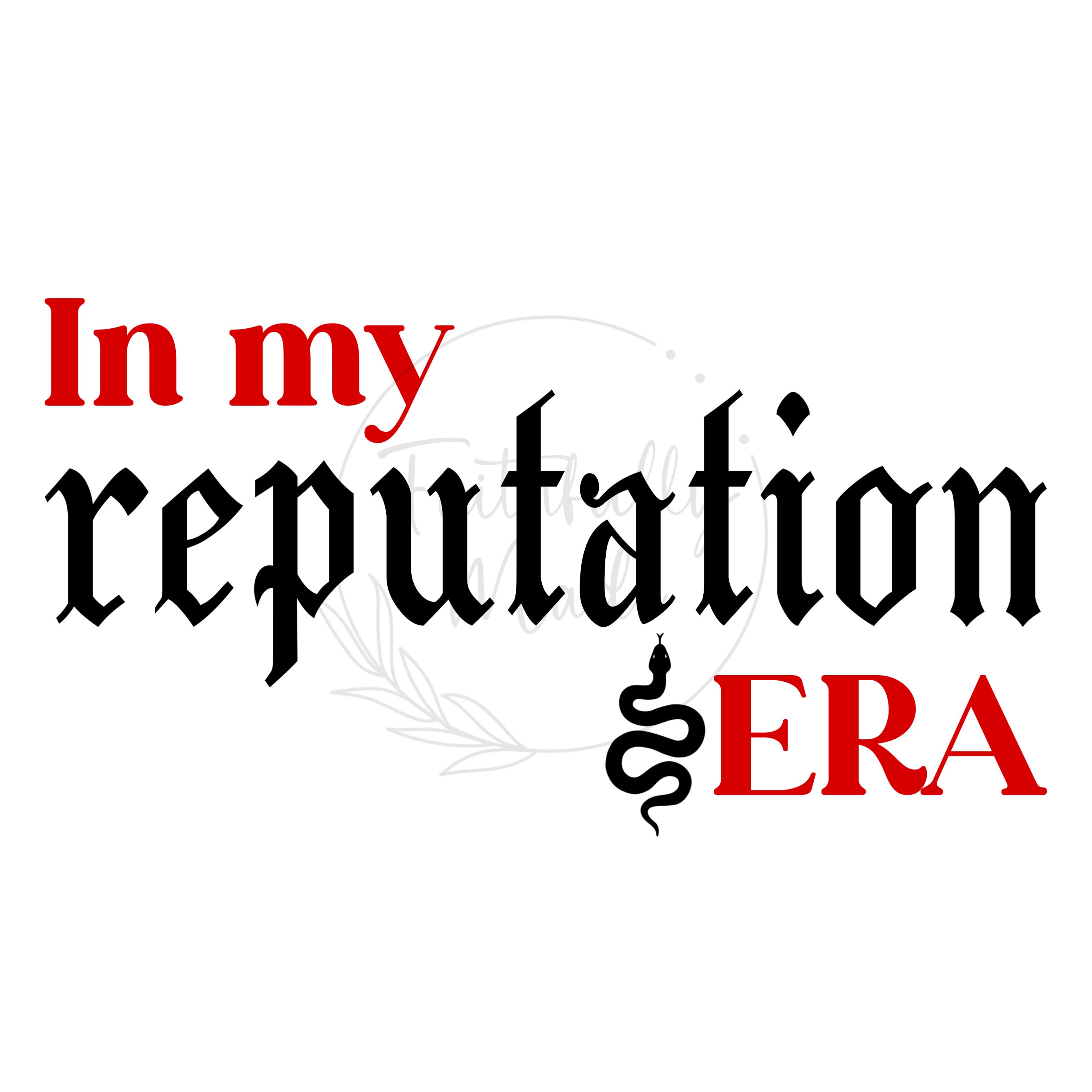 Reputation Era PNG not A Cut File - Etsy