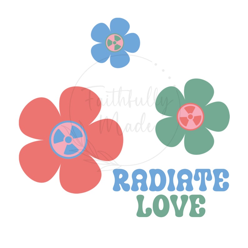 Radiate Love Radiology PNG (not A Cut File) - Etsy