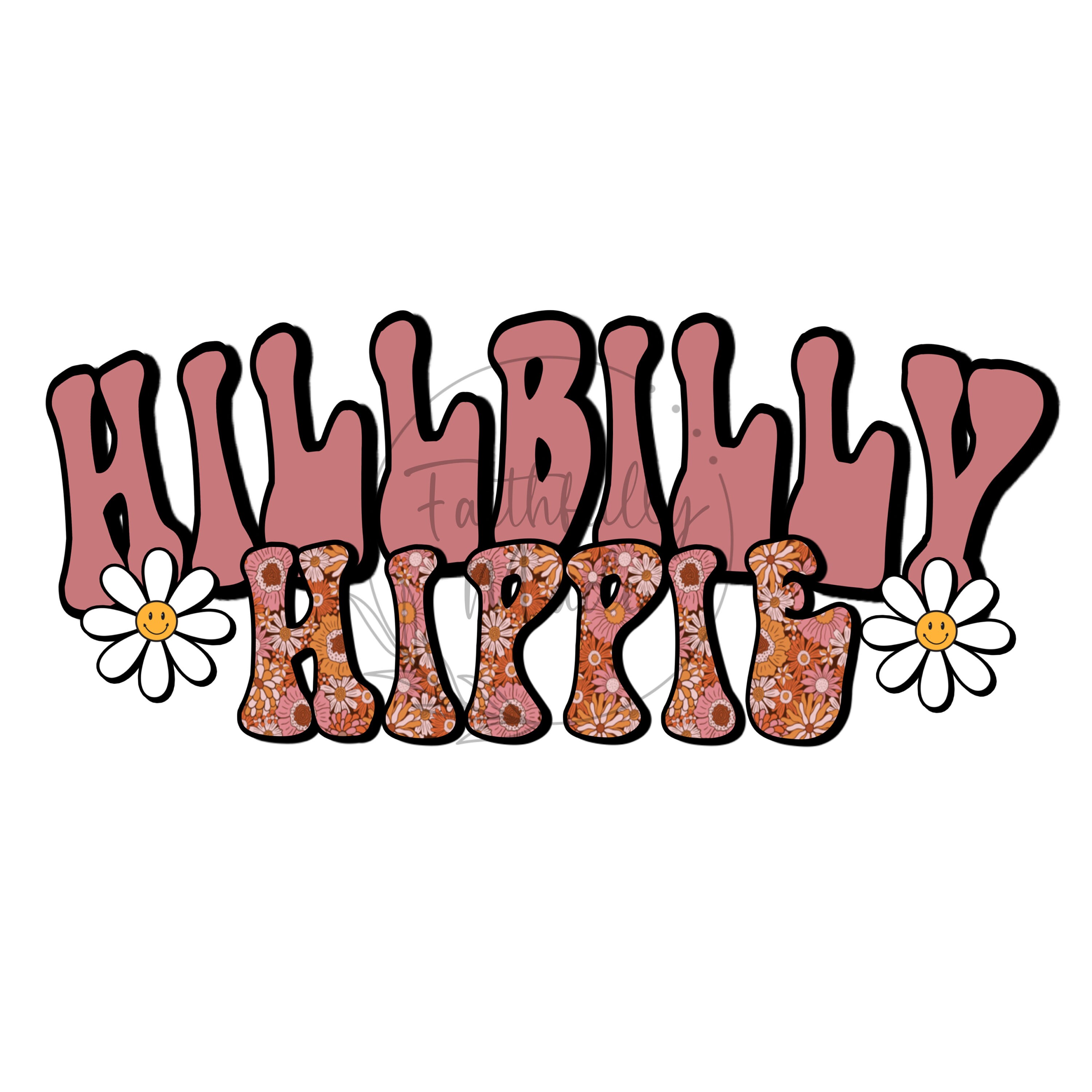 Hillbilly Hippie PNG - Etsy