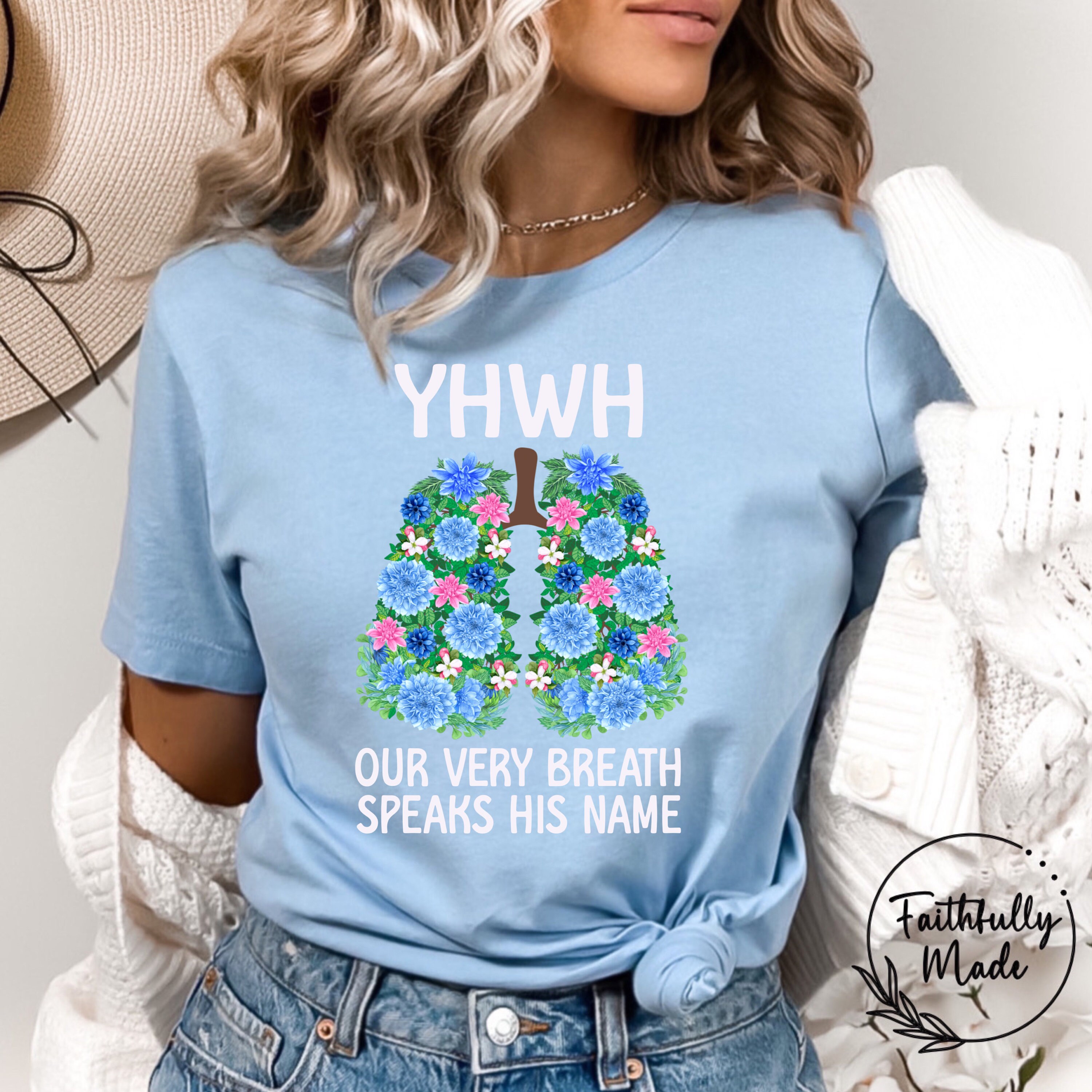 YHWH Floral Lungs PNG File, Christian Design (digital Download) - Etsy