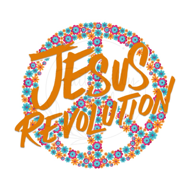 Jesus Revolution PNG - Etsy