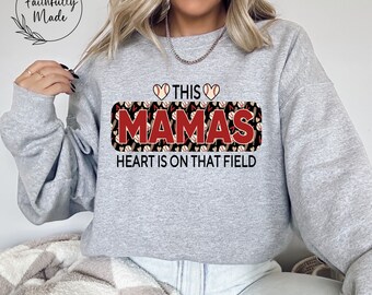This Mama's Heart is on That Field - Gold and Green, High Quality ...