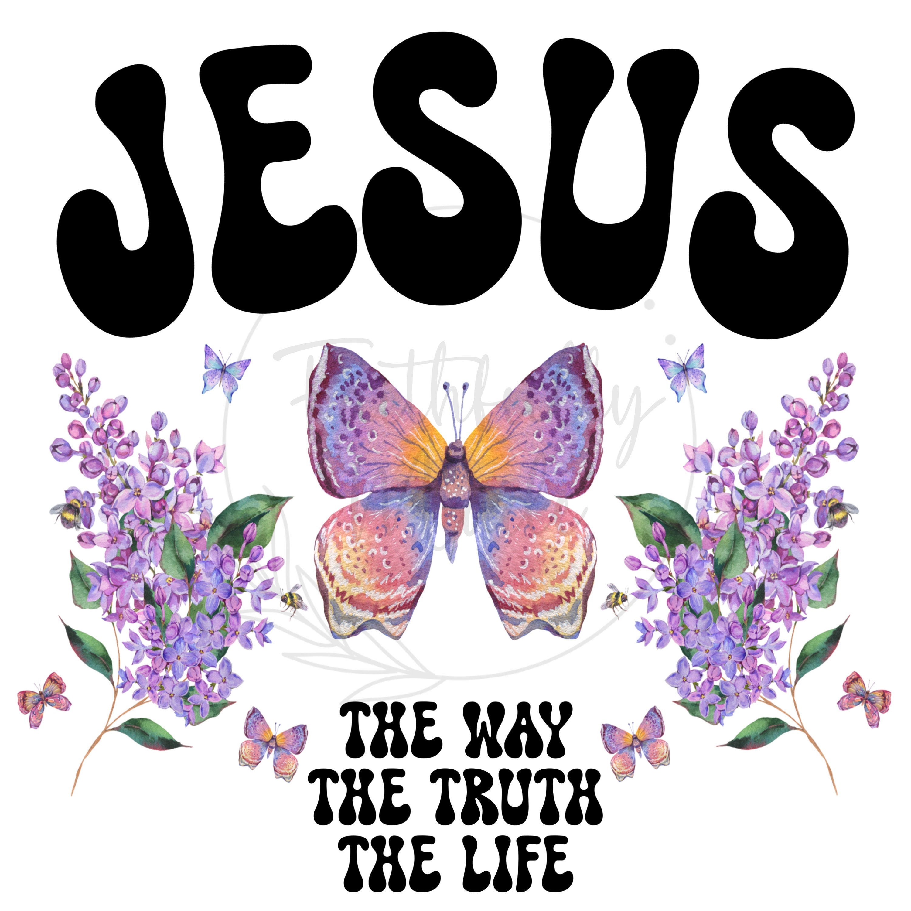 Jesus the Way the Truth the Life PNG - Etsy