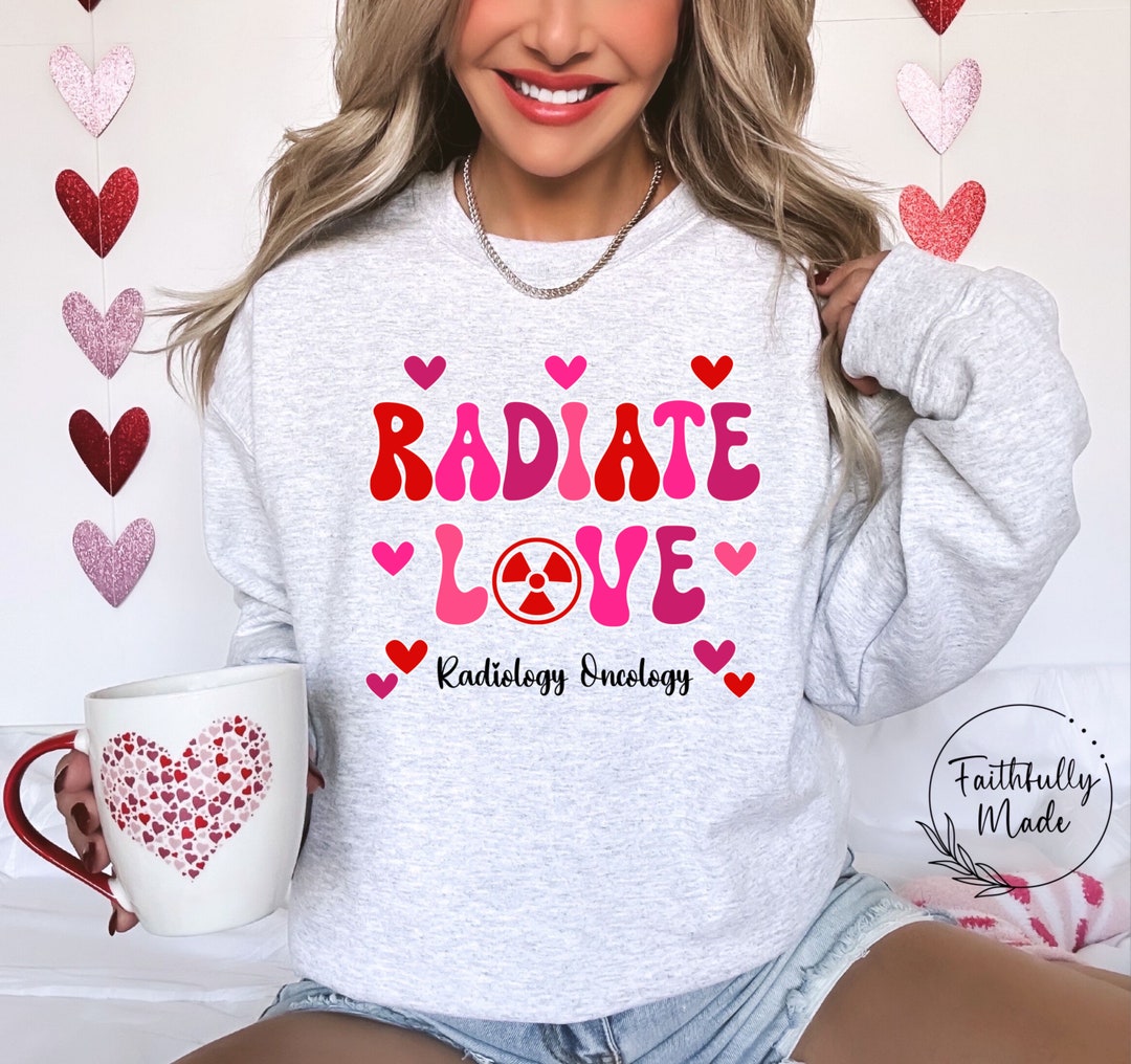 Radiate Love Radiation Oncology PNG (not A Cut File) - Etsy