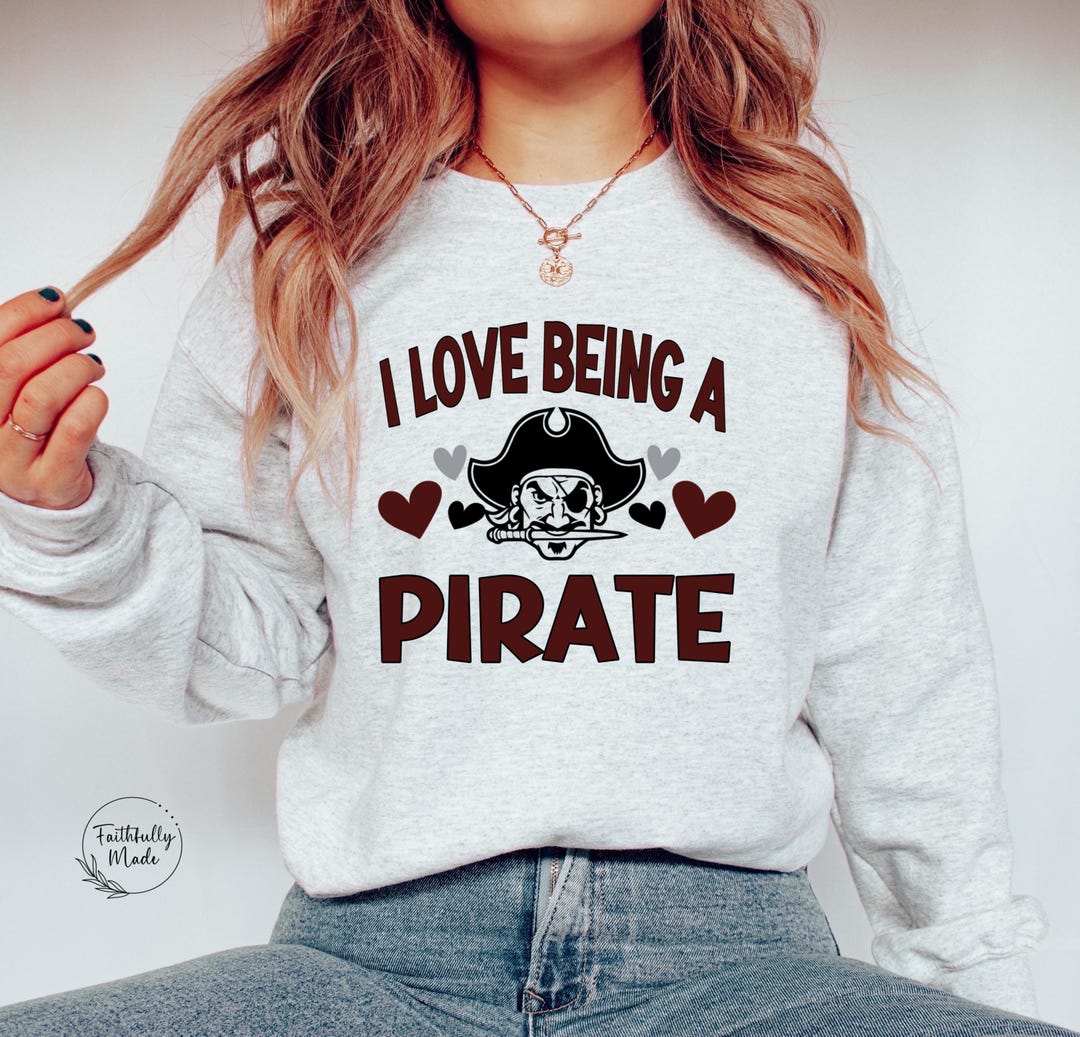 I Love Being A Pirate PNG - Etsy