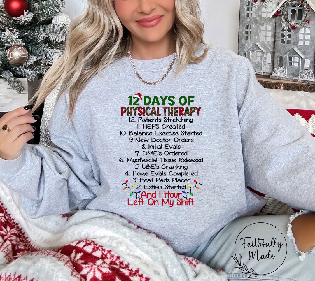 12 Days of Physical Therapy PNG - Etsy