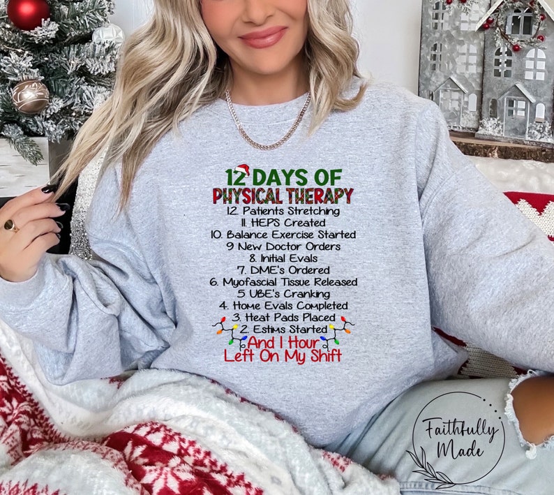 12 Days of Physical Therapy PNG - Etsy