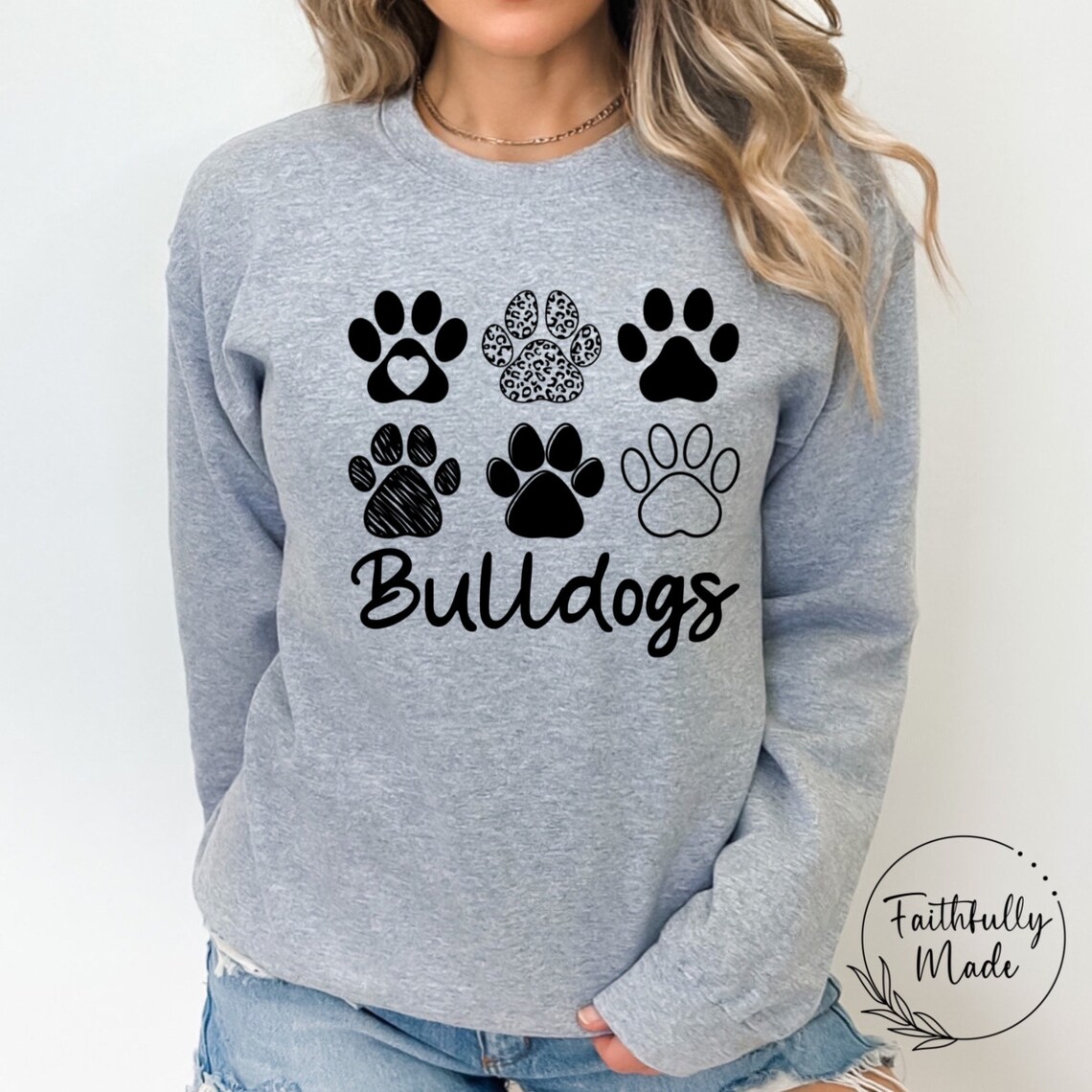 Bulldogs Paws Png (not A Cut File) - Etsy
