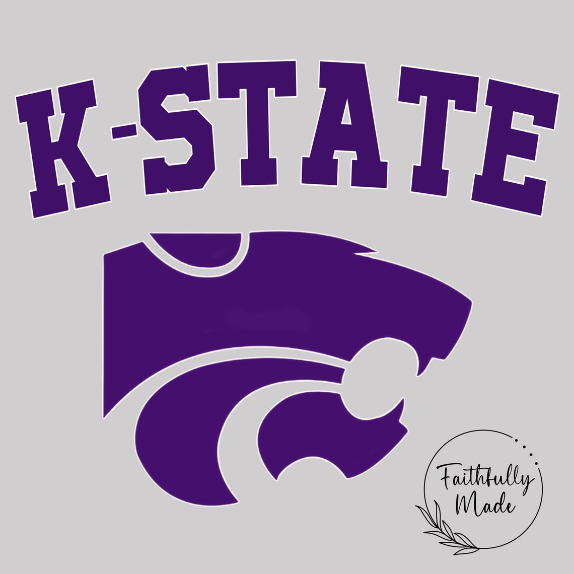 K-state PNG not A Cut File - Etsy
