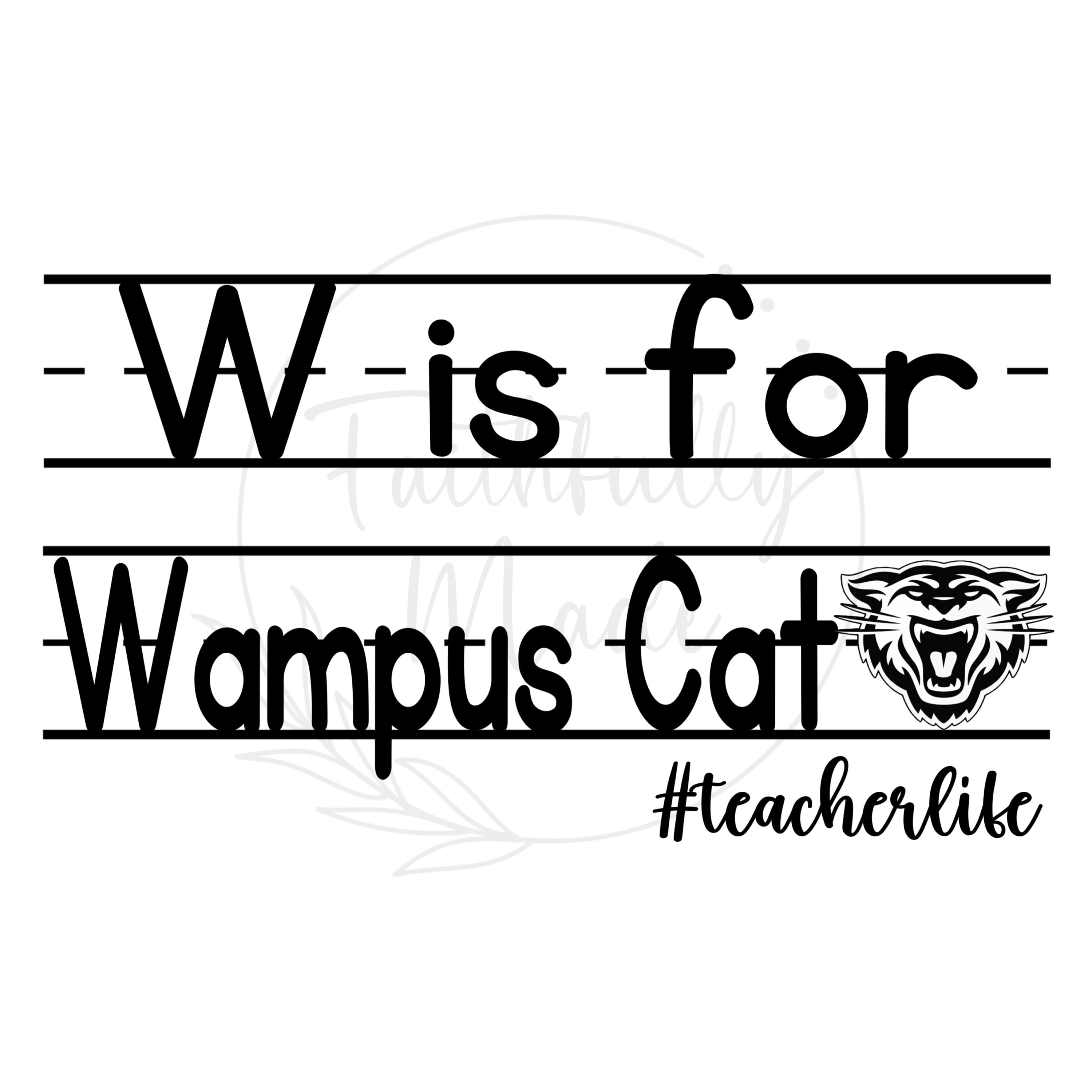 Wampus Cats PNG - Etsy