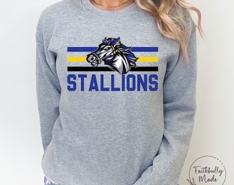 Stallions SVG/DXF/PNG File for Cutting Machines - Etsy