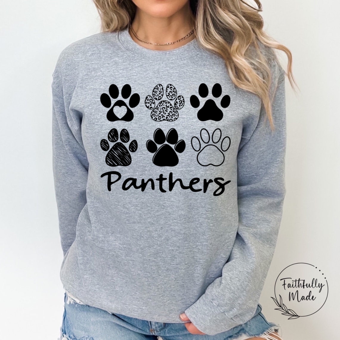 Panthers Paws PNG (not A Cut File) - Etsy