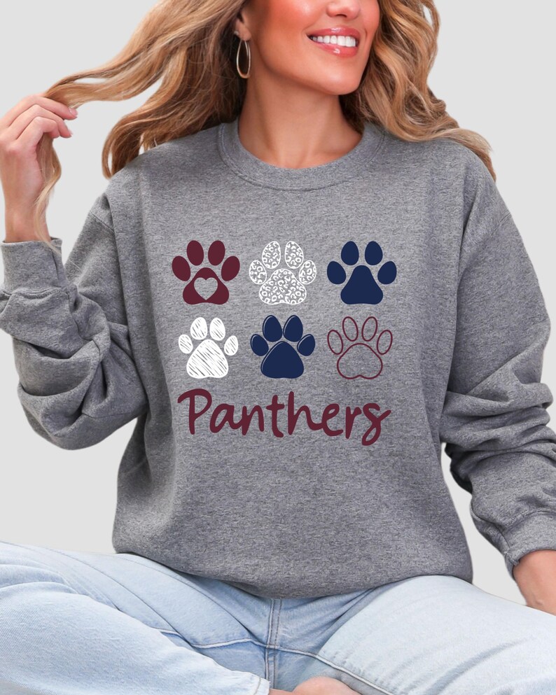 Panthers Paw Prints PNG, Sublimation Design (digital Download) - Etsy