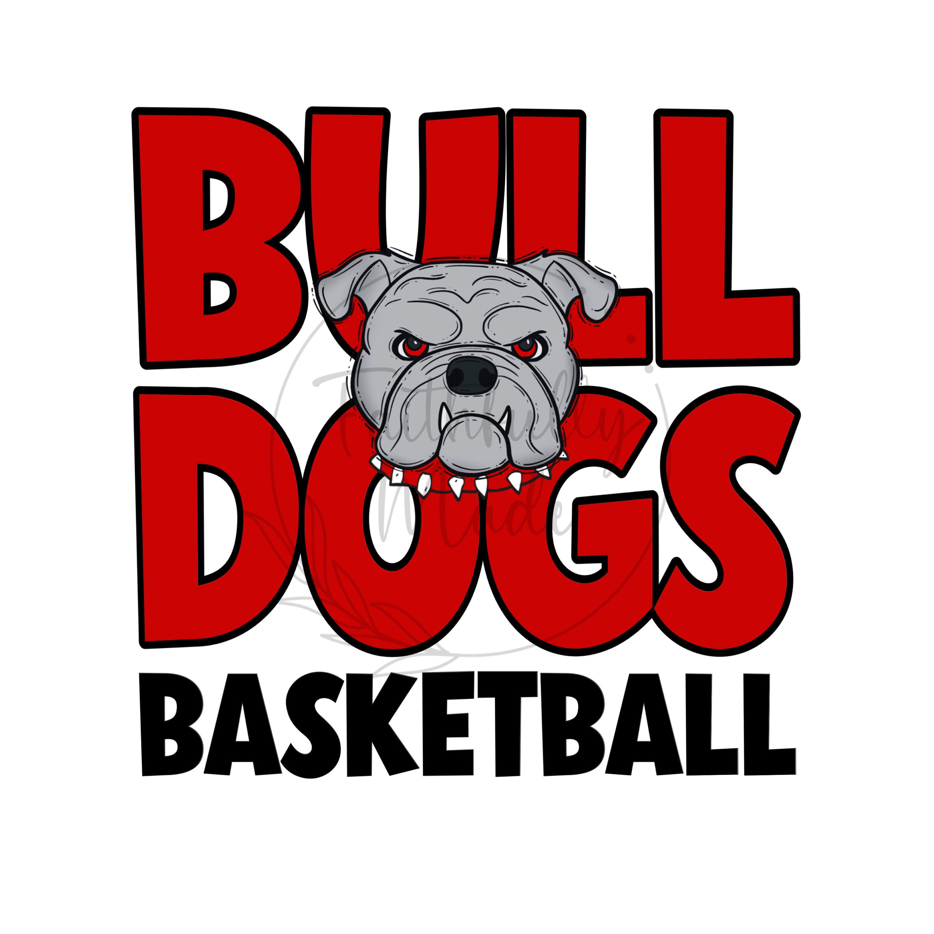 Bulldogs Basketball PNG (not A Cut File) - Etsy