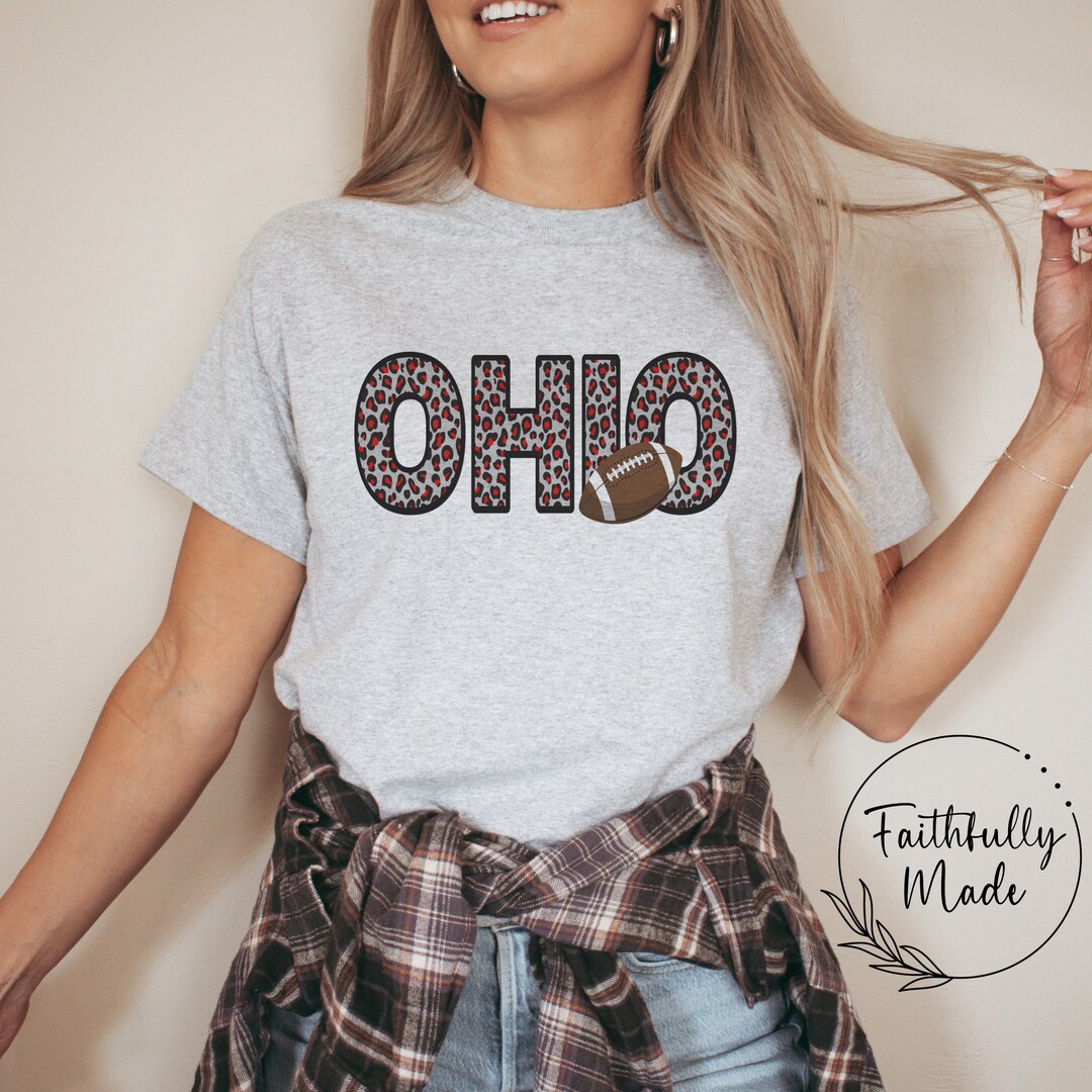 Ohio Football Leopard Print PNG (digital Download) - Etsy