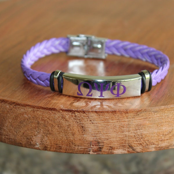 Omega Psi Phi Bracelet - Etsy