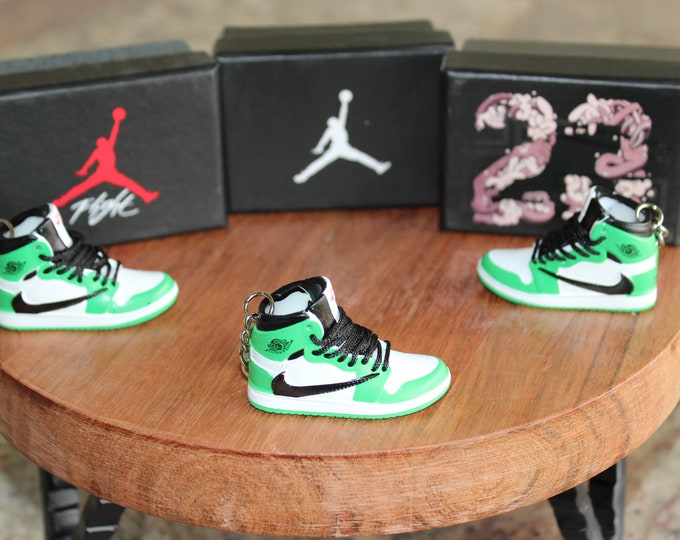3D Sneaker Keychain Jordan Keychain Mini Shoe Keychain With - Etsy