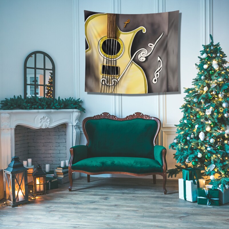 Guitar Tapestry - Etsy