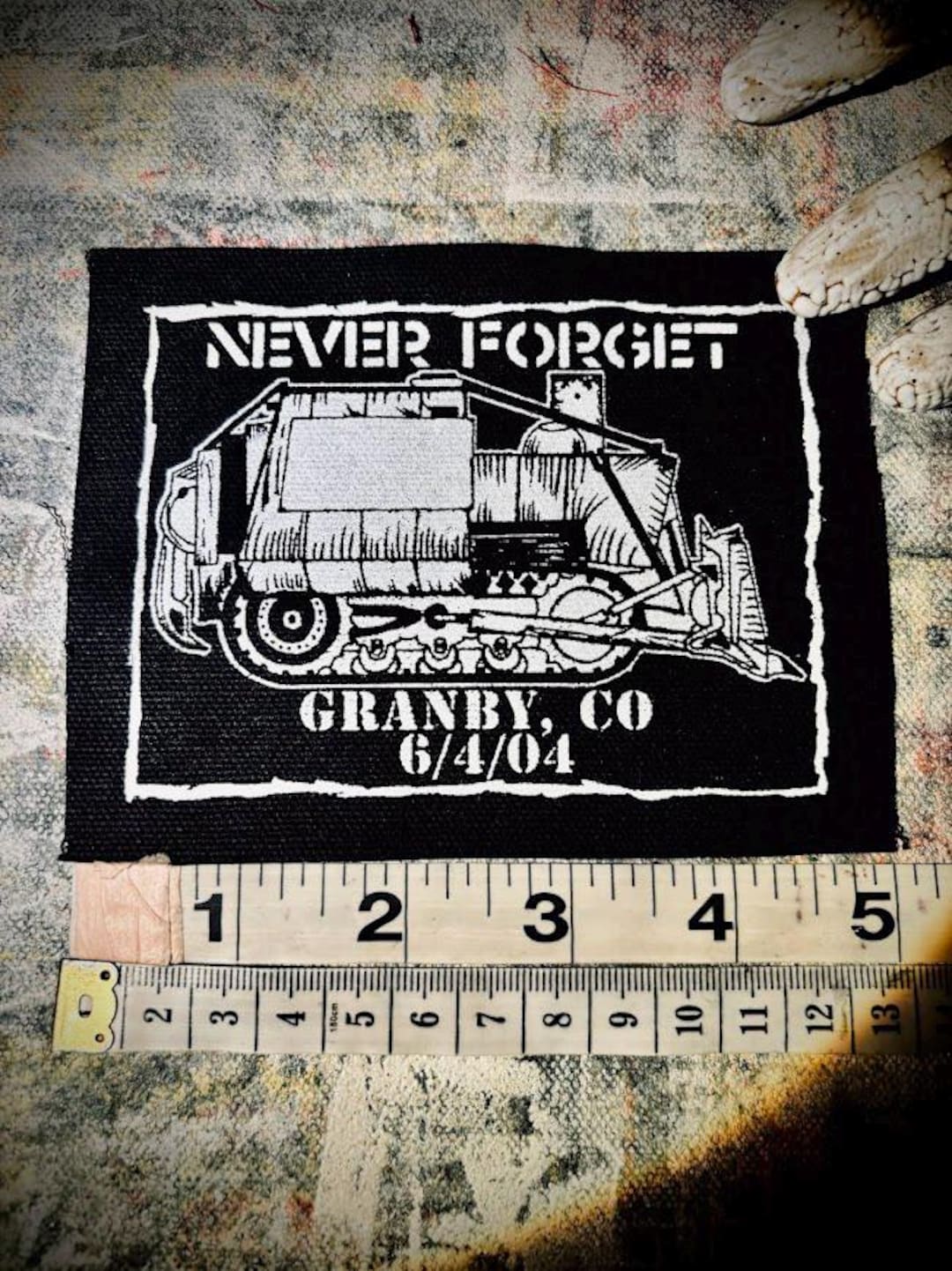 Killdozer, Never Forget, Granby CO 6/4/04 Sew on Patch. for Welder ...