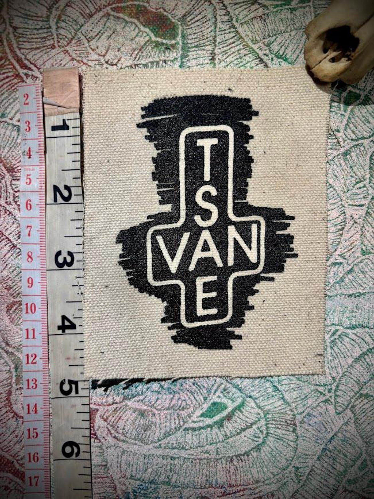 Inverted East Van Cross Sew on Punk Patch - Etsy Canada