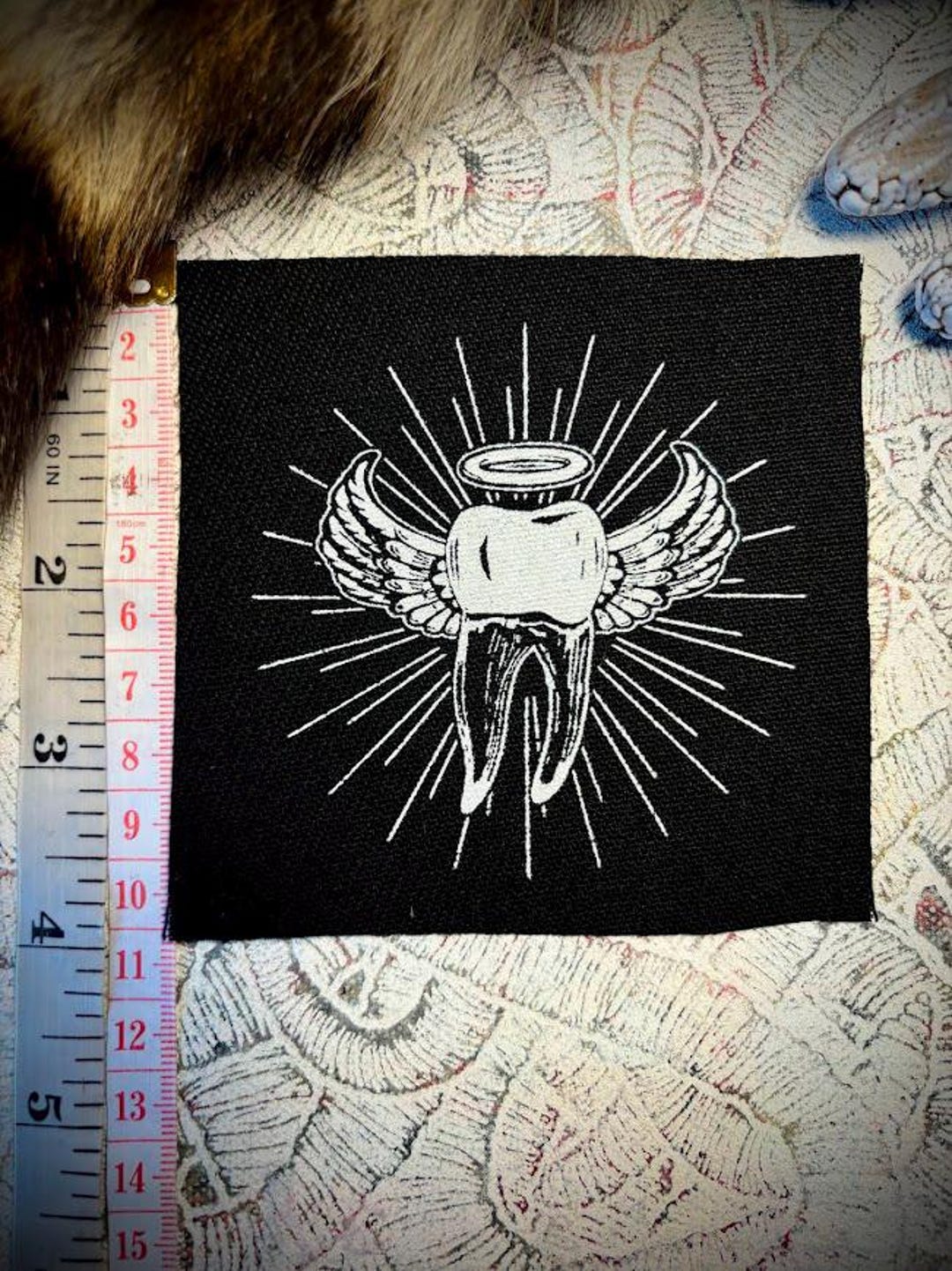 Toof Angel, Tooth Angel | Punk Patch | Flying Tooth With Angel Wings ...