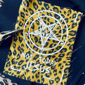 Not Today Jesus Baphomet Inverted Pentacle Sew on Patch. for - Etsy