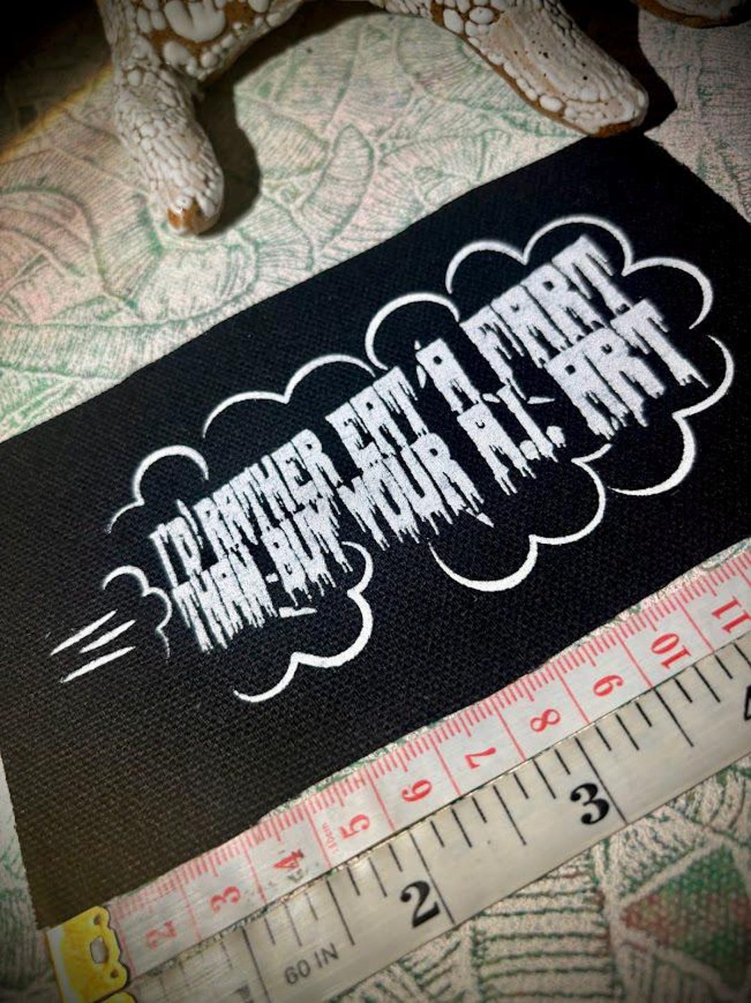 I'd Rather Eat a Fart Than Buy Your A.I. Art Anti-ai Punk Patch - Etsy
