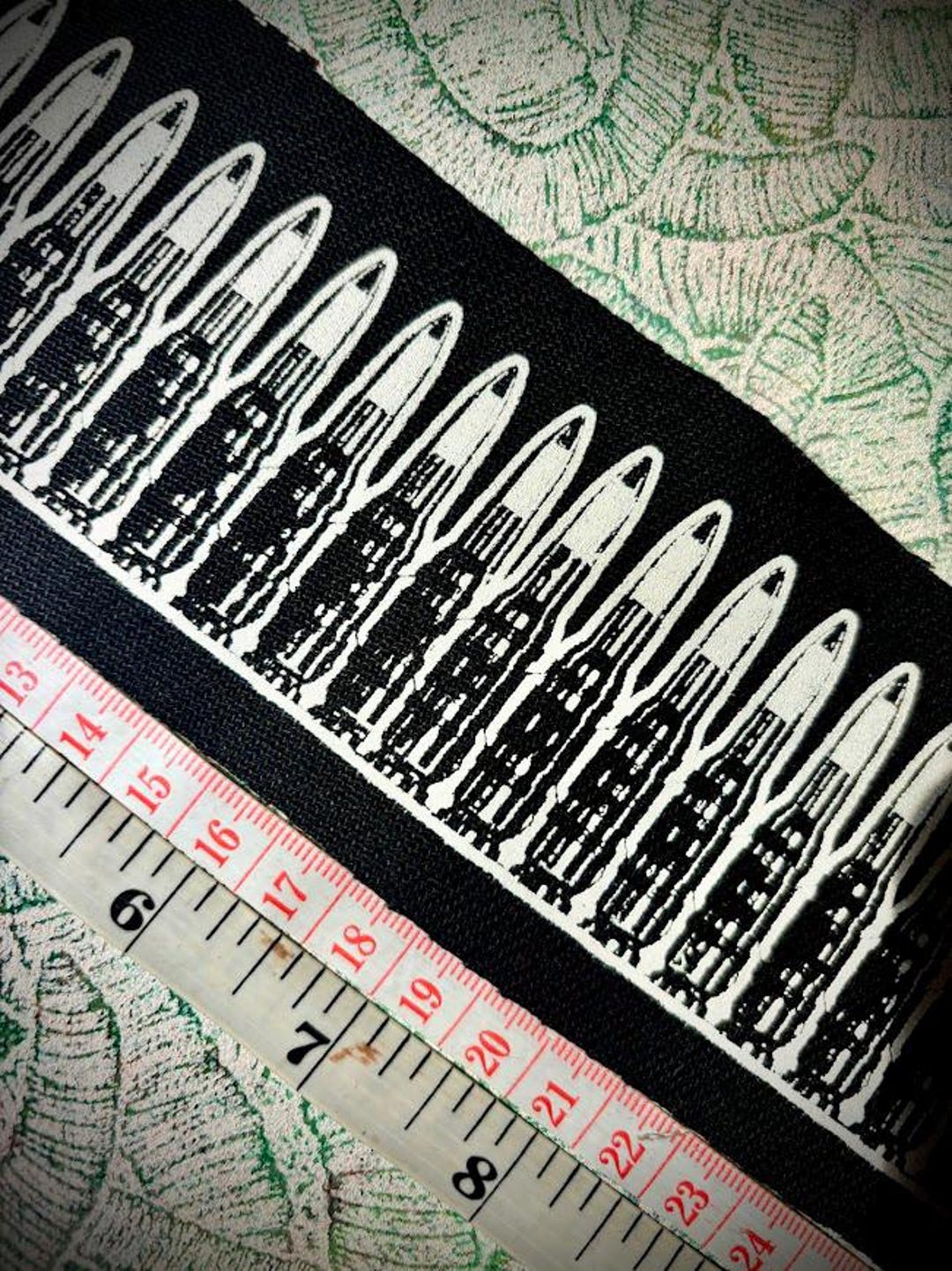 30cm/12" Bullet Belt Sew on Punk Patch - Etsy