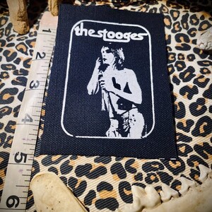 The Stooges Iggy Pop Sew on Punk Patch. for Crusty Battle Vests, Pants ...