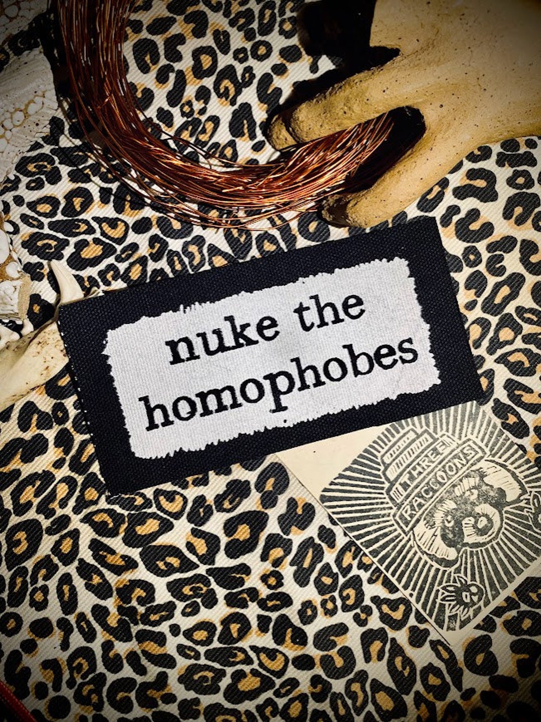 Nuke the Homophobes Crusty Punk Patch. for Progressive Battle Vests ...