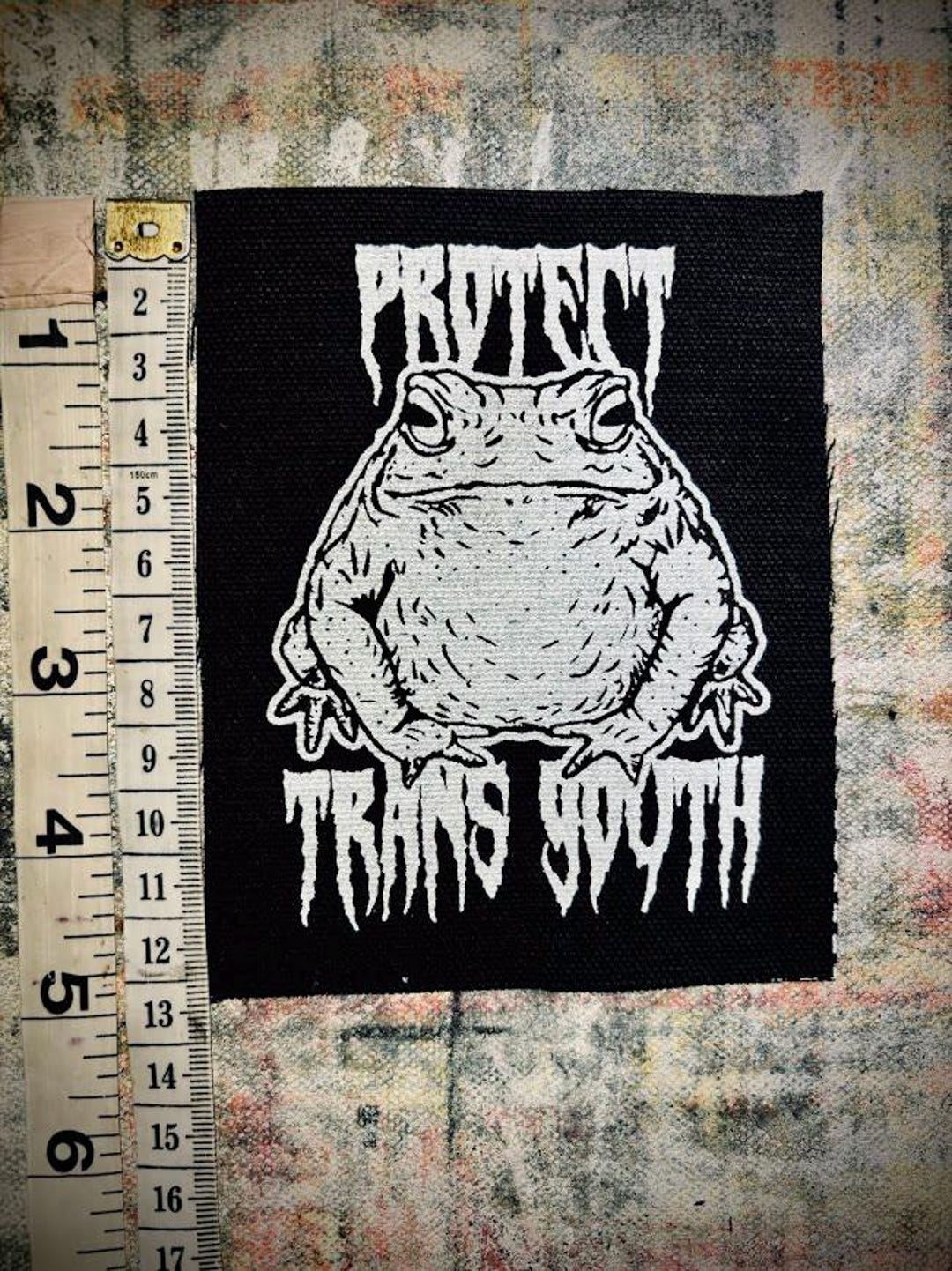 Protect Trans Youth, With a Big Chonky Toad Sew on Punk Patch ...