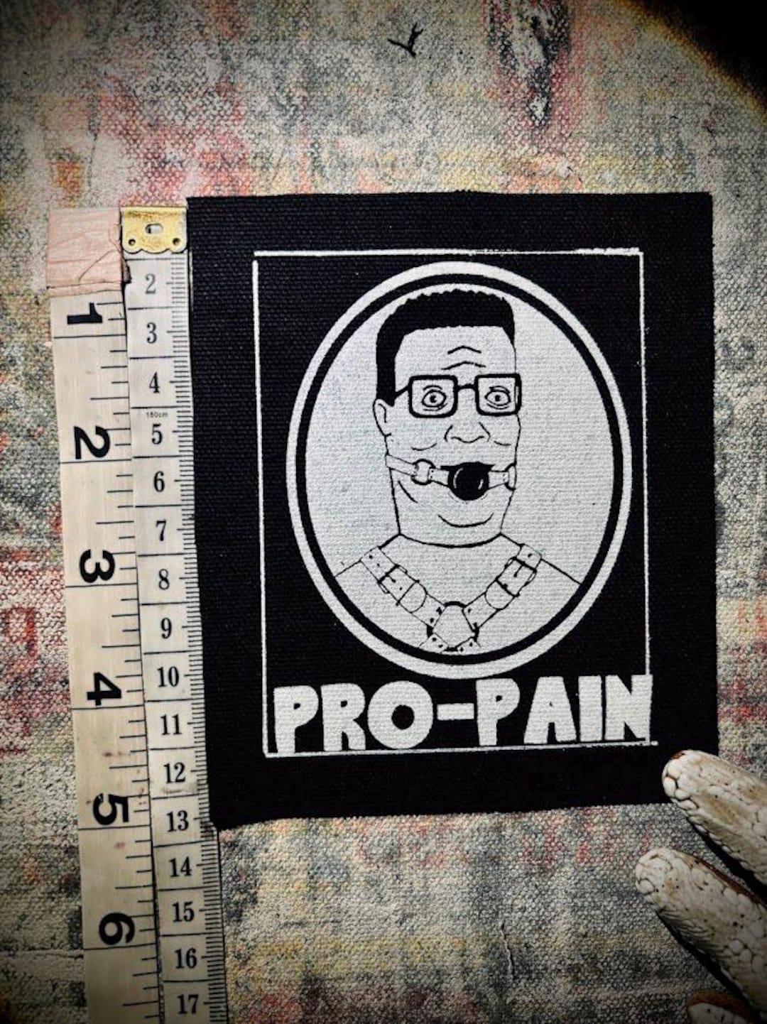 Punk Patch King of the Hill Hank Hill Propane 2000's TV Pro P_ain Funny ...