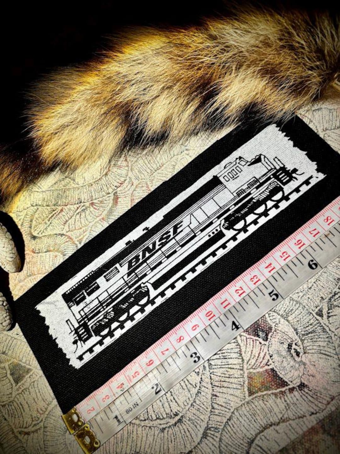 BNSF, Burlington Northern Santa Fe Railway, Locomotive Sew on Punk ...