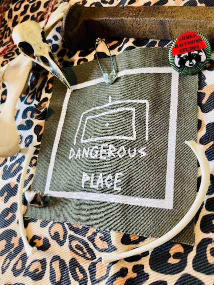 Dangerous Place Hobo Train Hopper Symbol Sew on Patch. for - Etsy