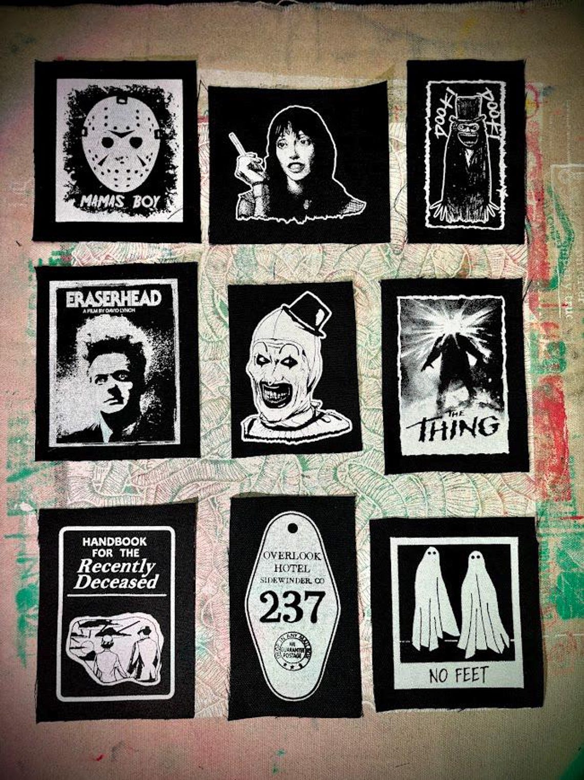 Horror Movie Sew on Punk and Goth Patches, Various Designs - Etsy