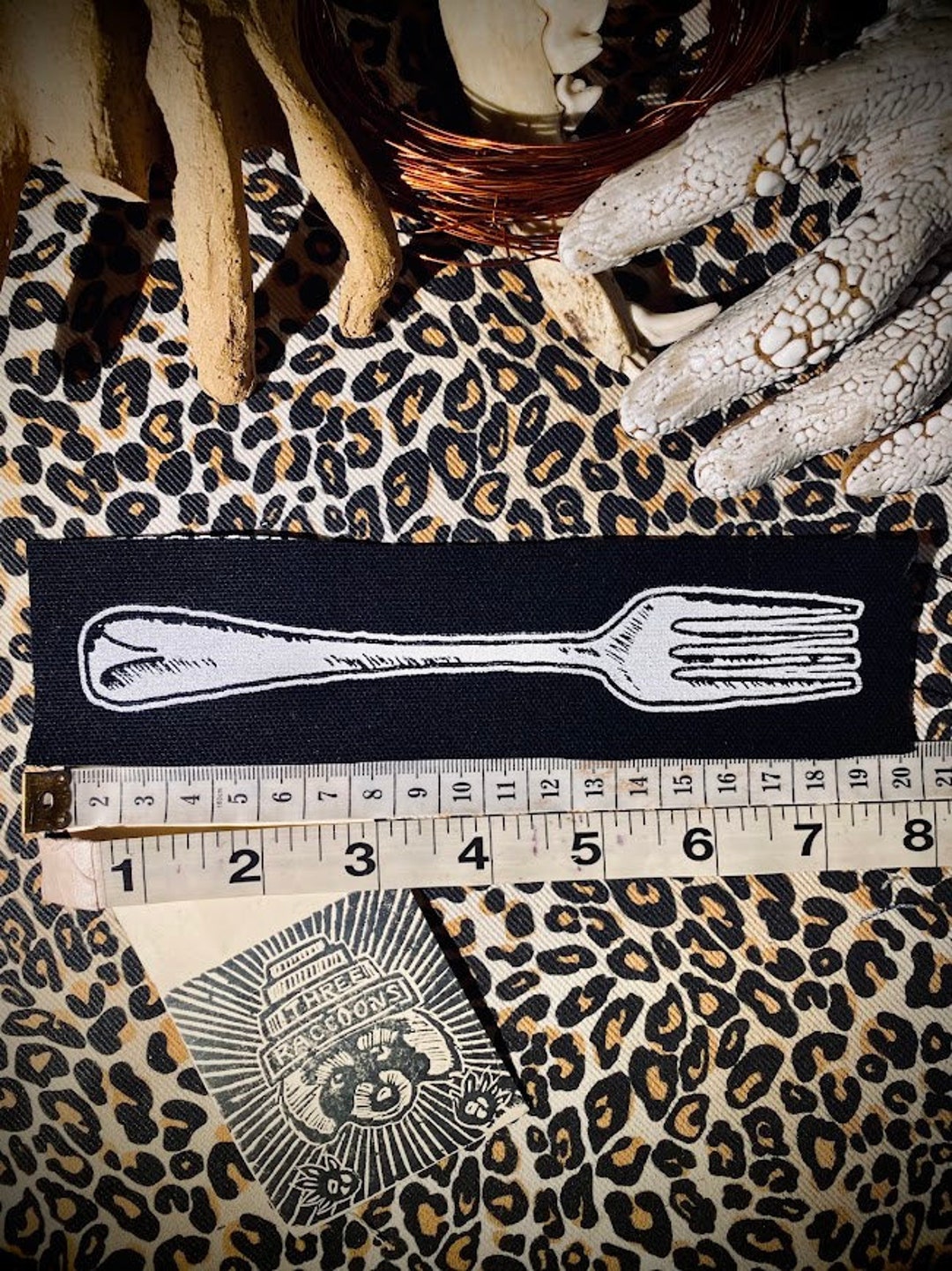 Life Size Fork Sew on Patch. You Can Make It Into a Utensil Pocket Hand ...