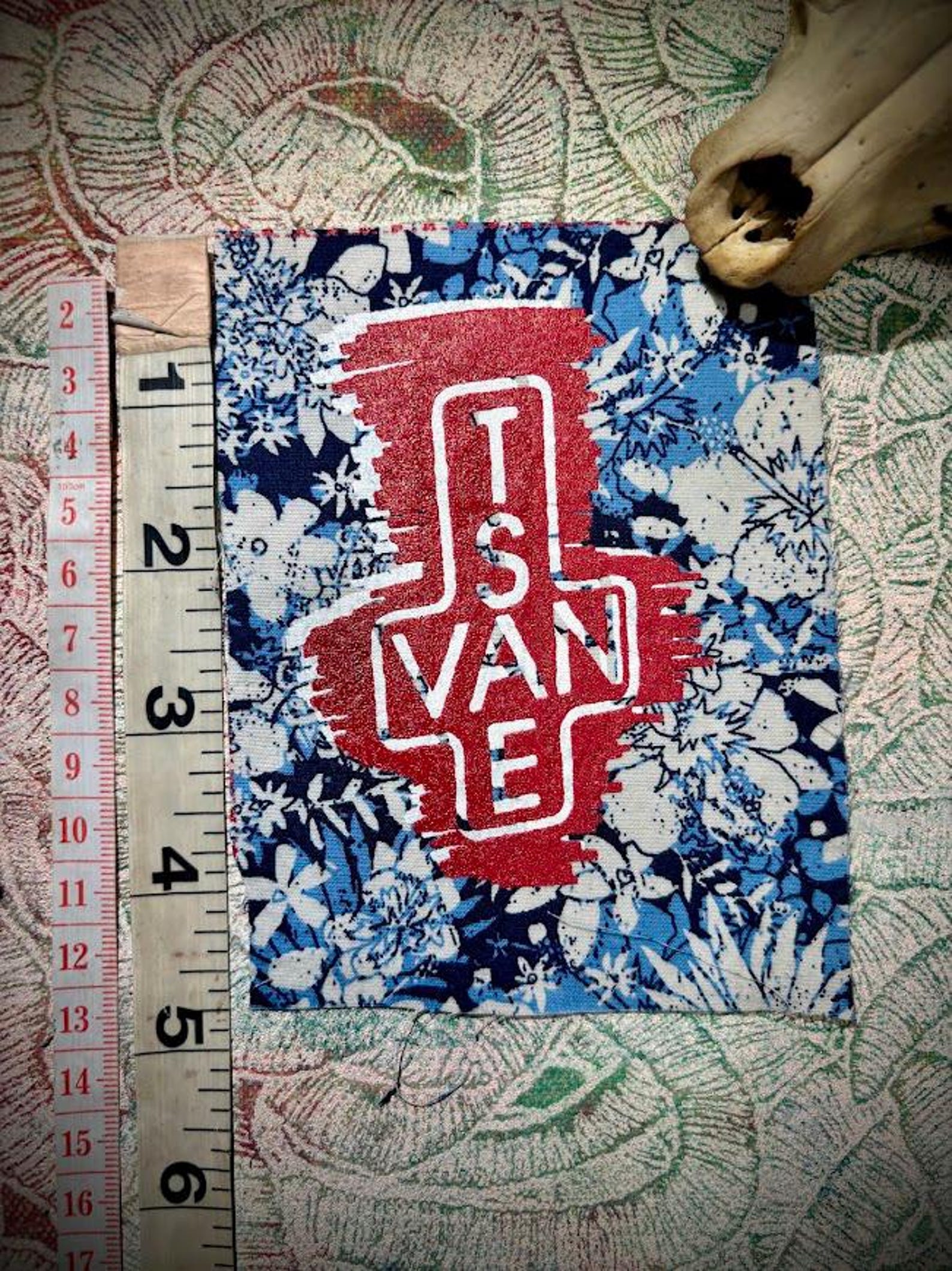 Inverted East Van Cross Sew on Punk Patch - Etsy Canada