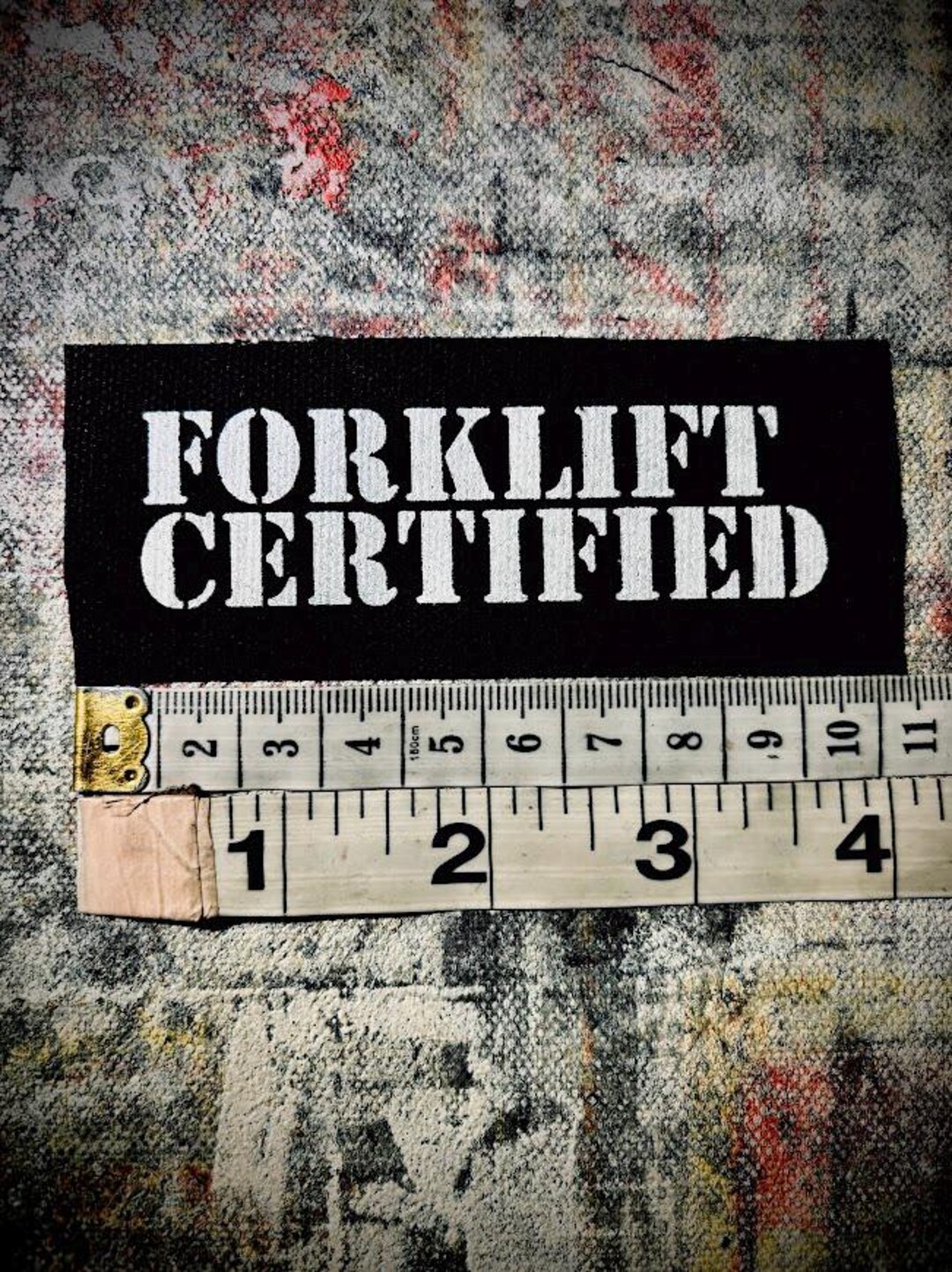 Forklift Certified Mini Sew on Patch. for Only the Most Excellent ...