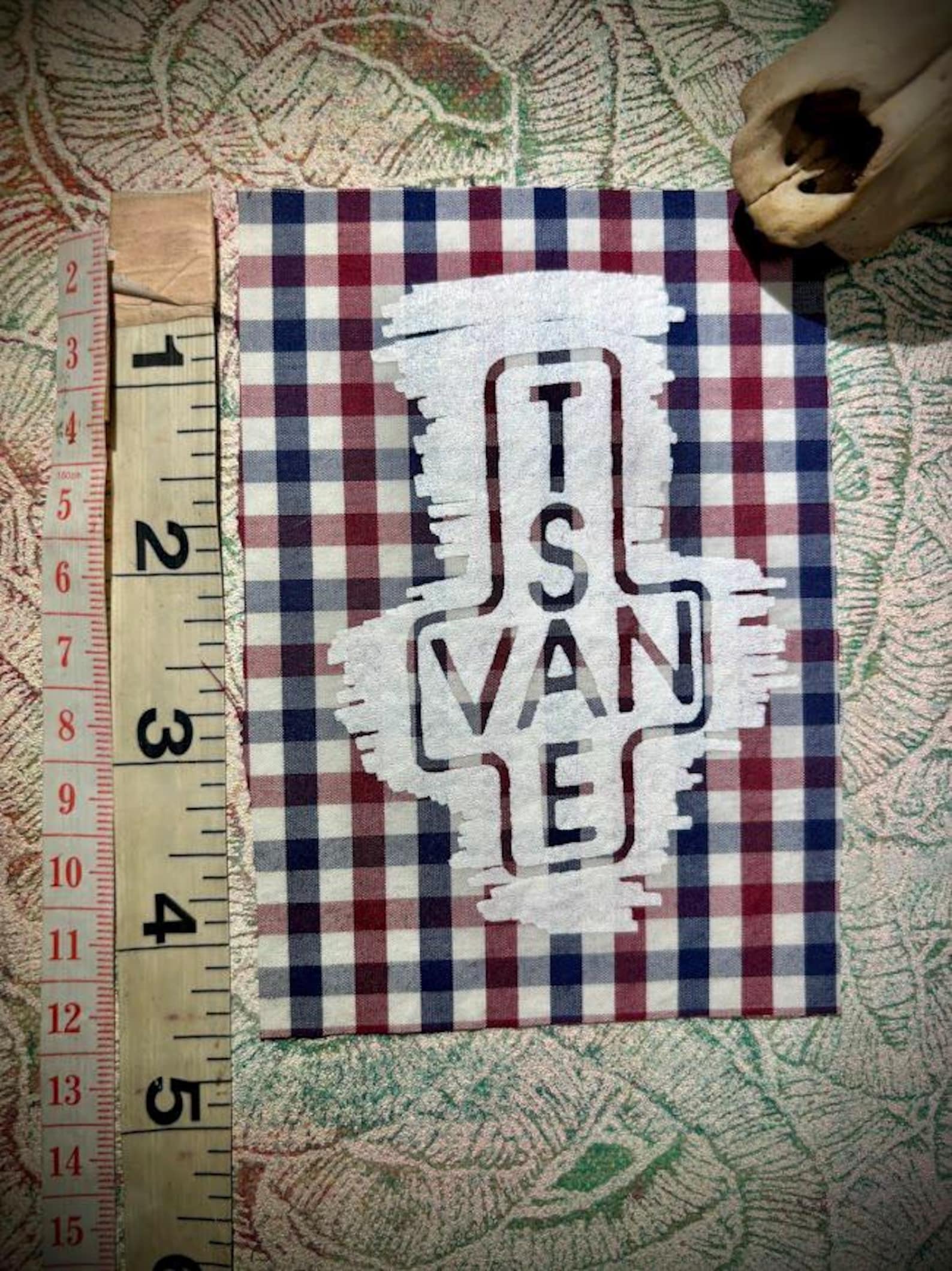 Inverted East Van Cross Sew on Punk Patch - Etsy Canada