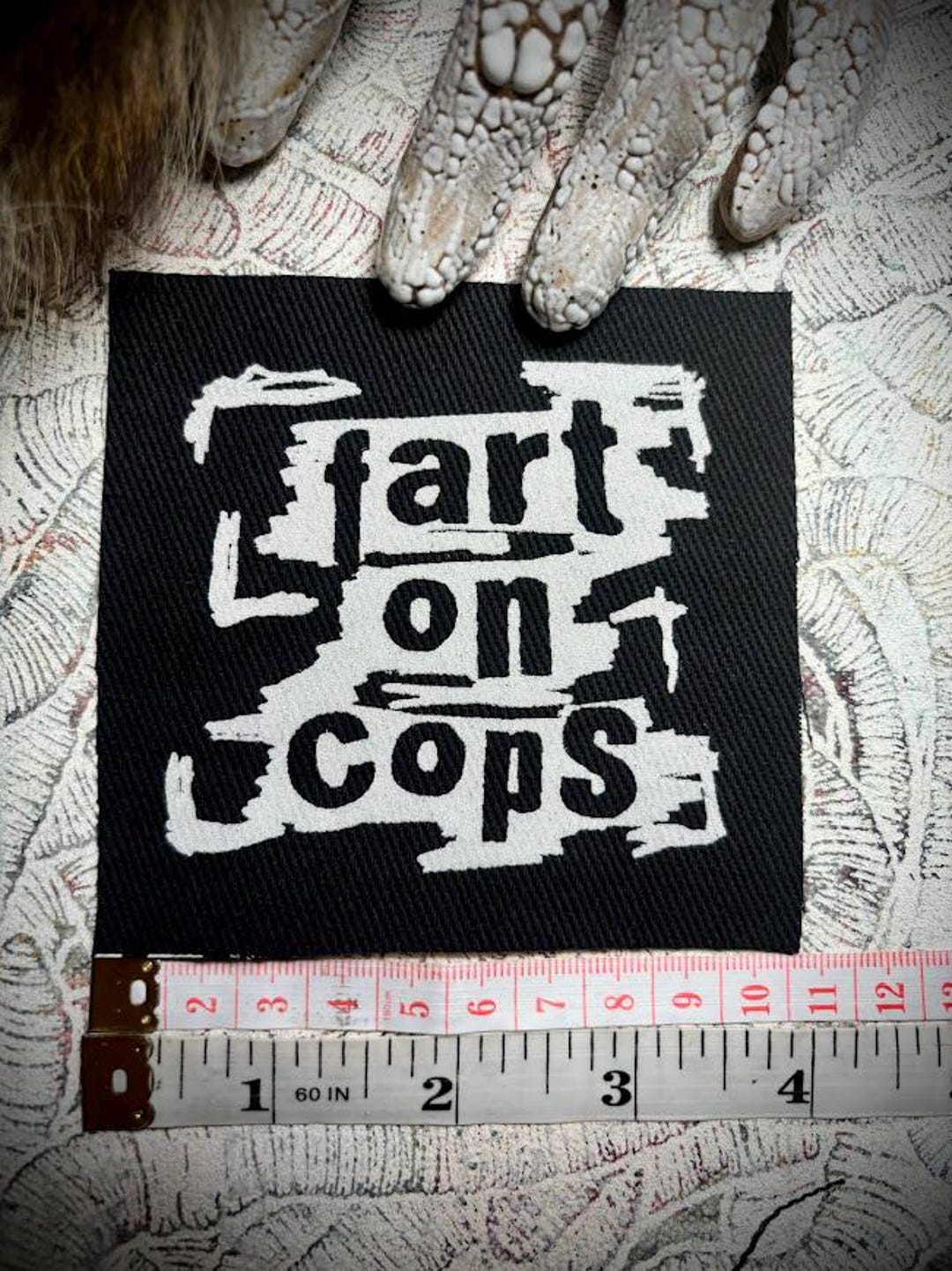 Fart on Cops Punk Patch Gassy ACAB Cloth Patch Defund and Fart on ...